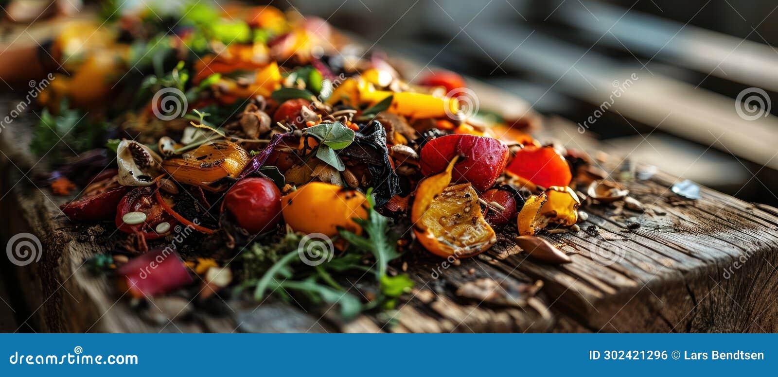 Turning Kitchen Waste into Compost - AI Generated Stock Illustration ...