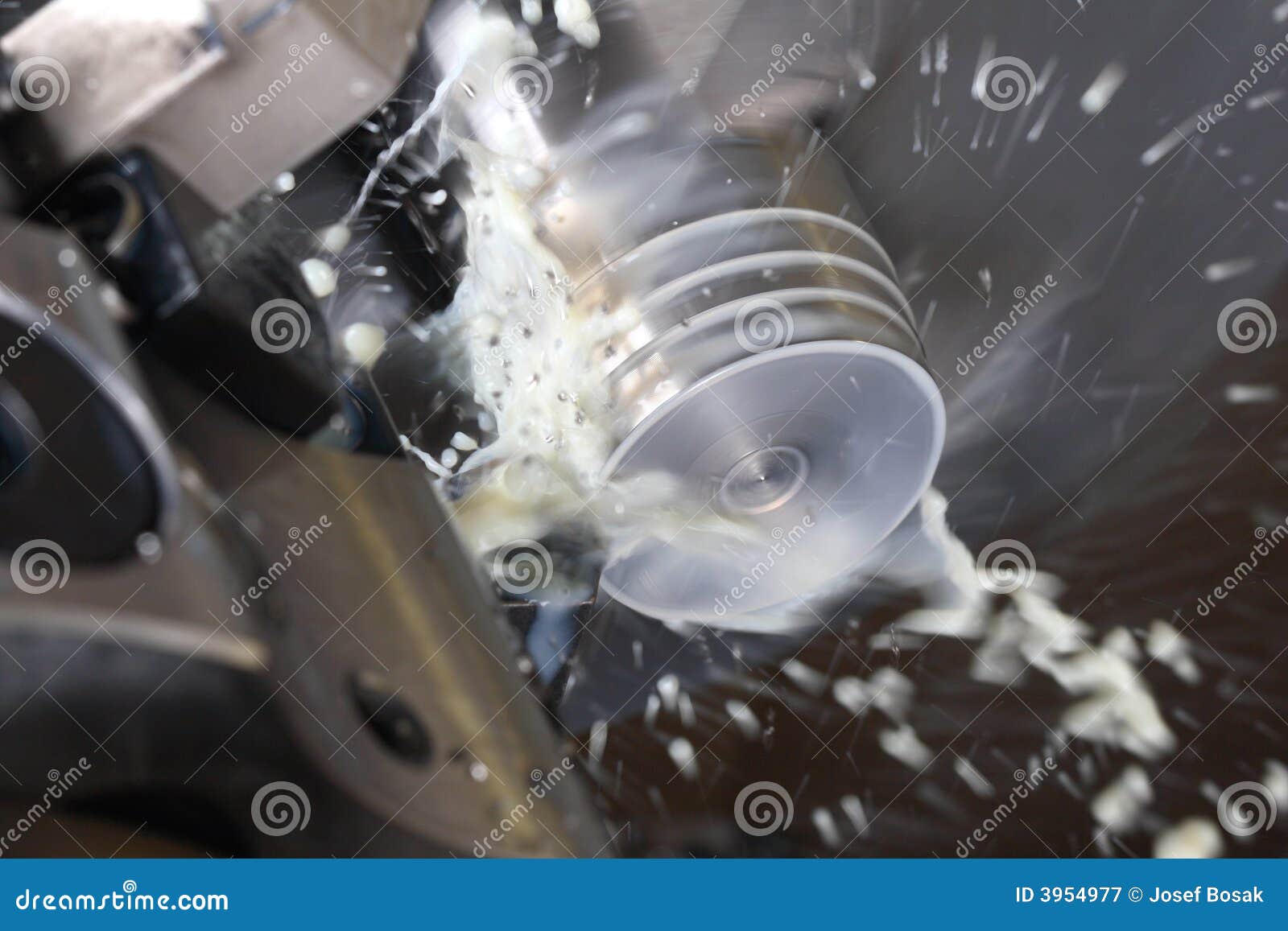 Turning lathe in action stock image. Image of heavy, high - 3954977