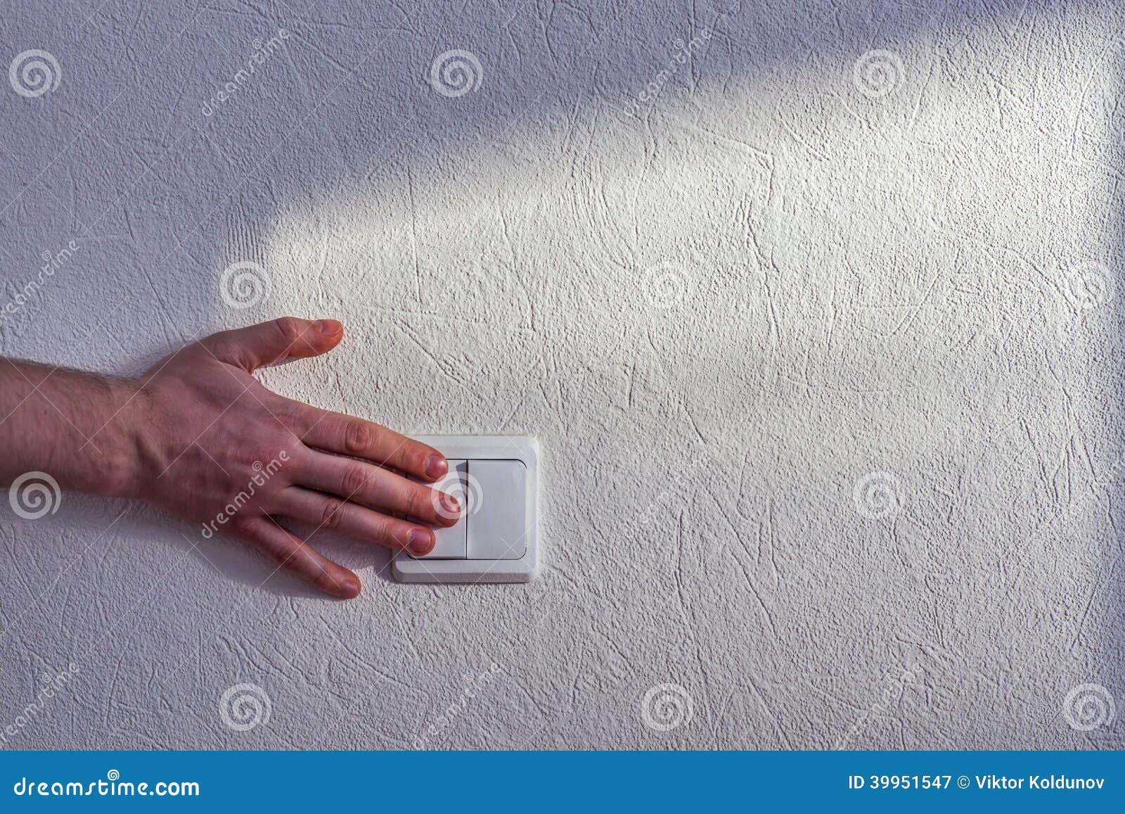 Turning light switch stock image. Image of environment - 39951547