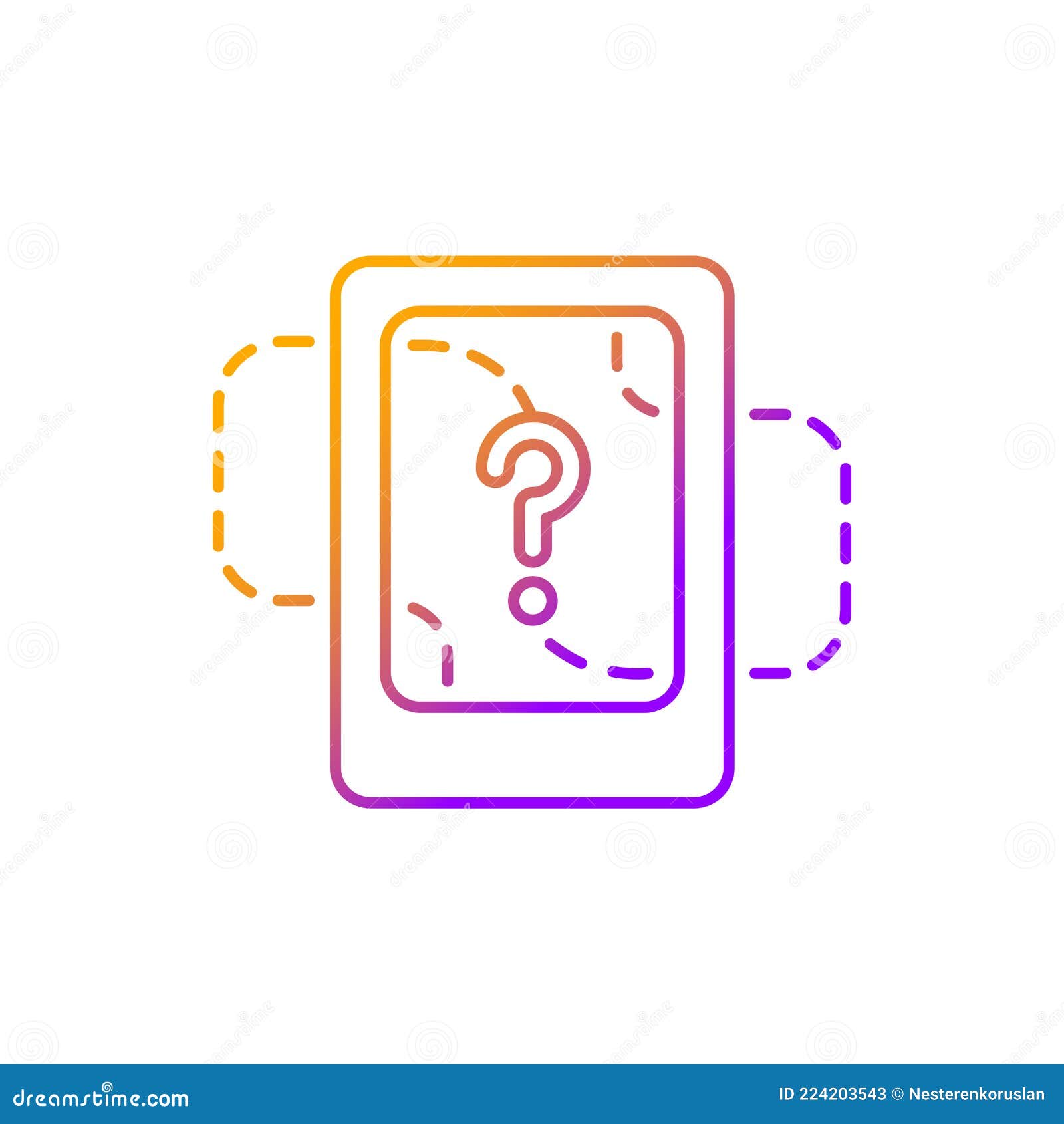 Turning Location Off Gradient Linear Vector Icon Stock Vector ...