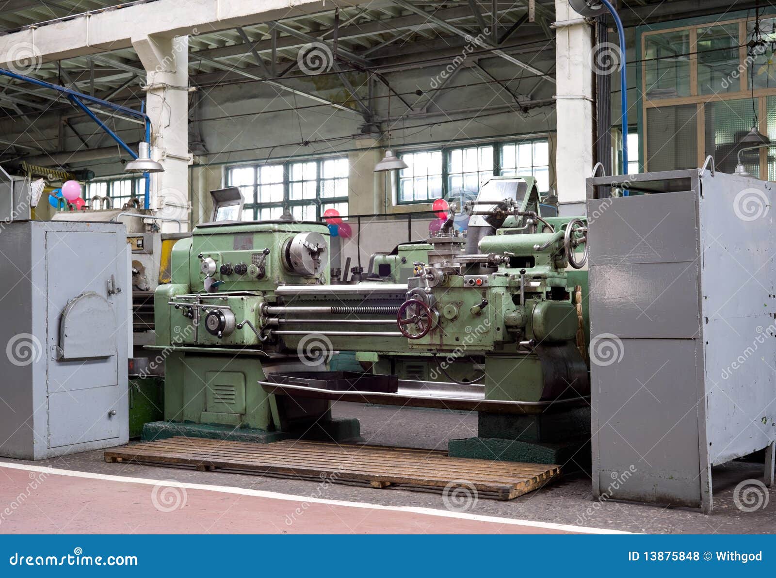 Turning machine stock photo. Image of working, repair - 13875848