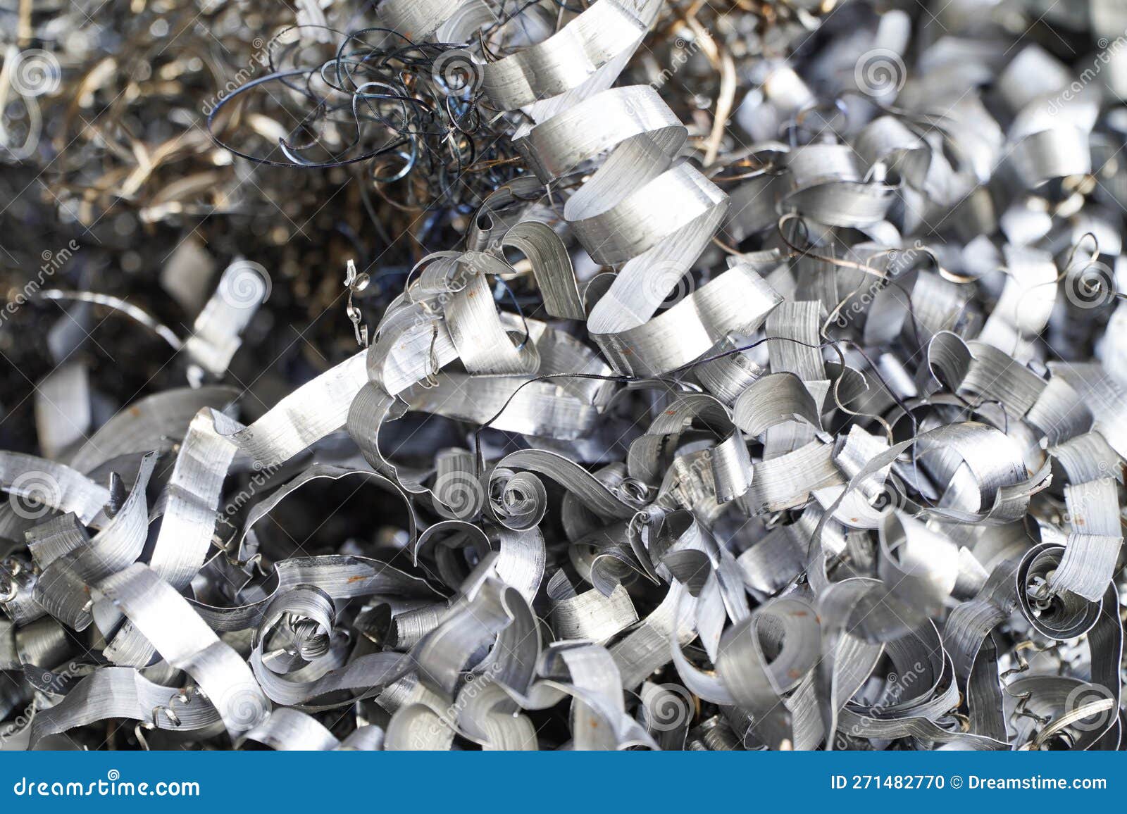 Turning and Miling Industry Scrap of Steel Background,Small Roughness ...