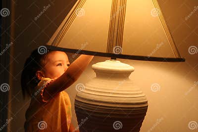 Turning off the lights stock photo. Image of lamp, light - 205124