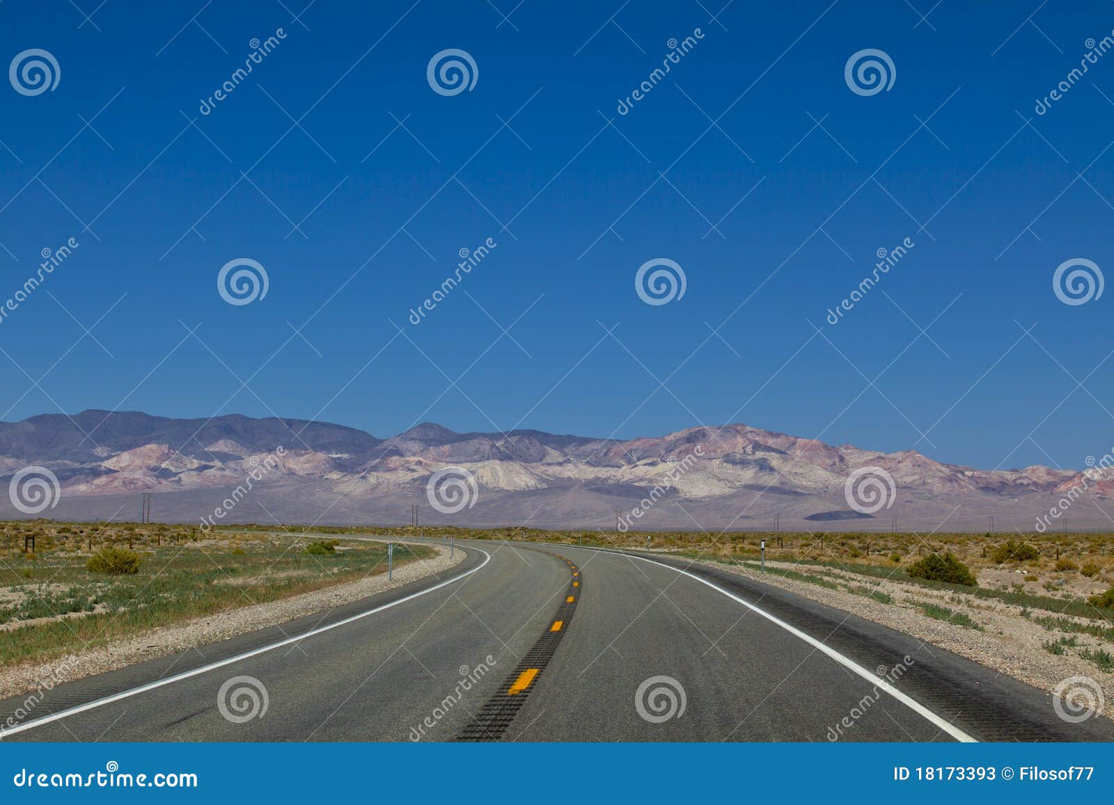 Turning Road, Asphalt, Curve Highway Stock Image - Image of grass ...