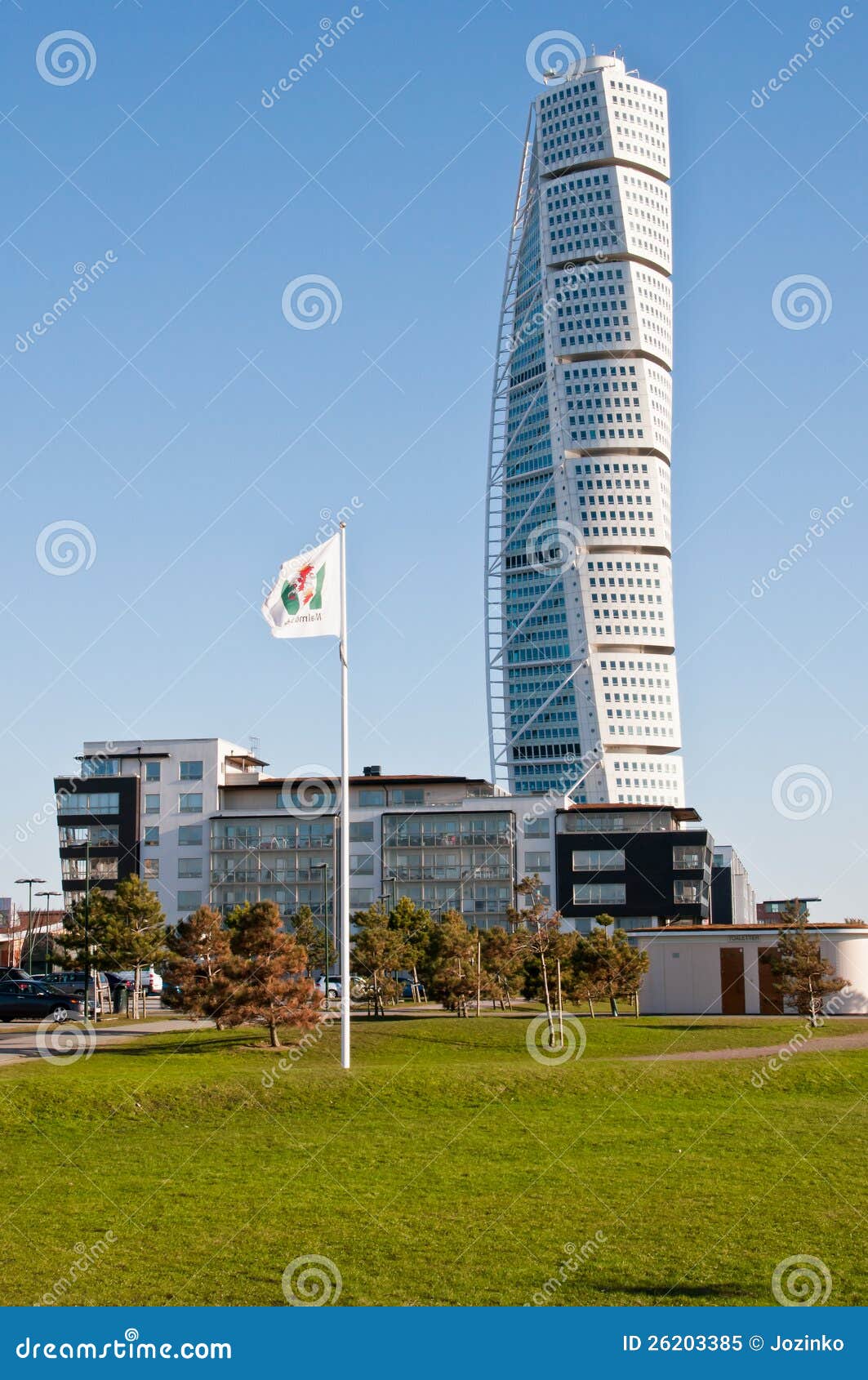 Turning Torso editorial image. Image of tower, high, tall - 26203385