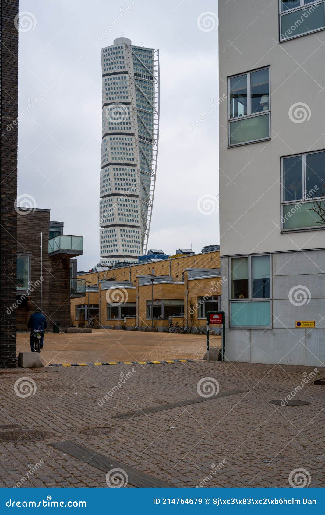 Turning Torso, the Famous First Twisted Skyscraper in the World. the ...