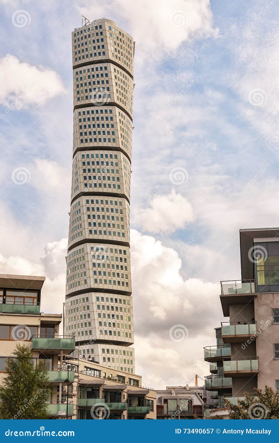 Turning Torso in Malmo editorial photography. Image of levels - 73490657