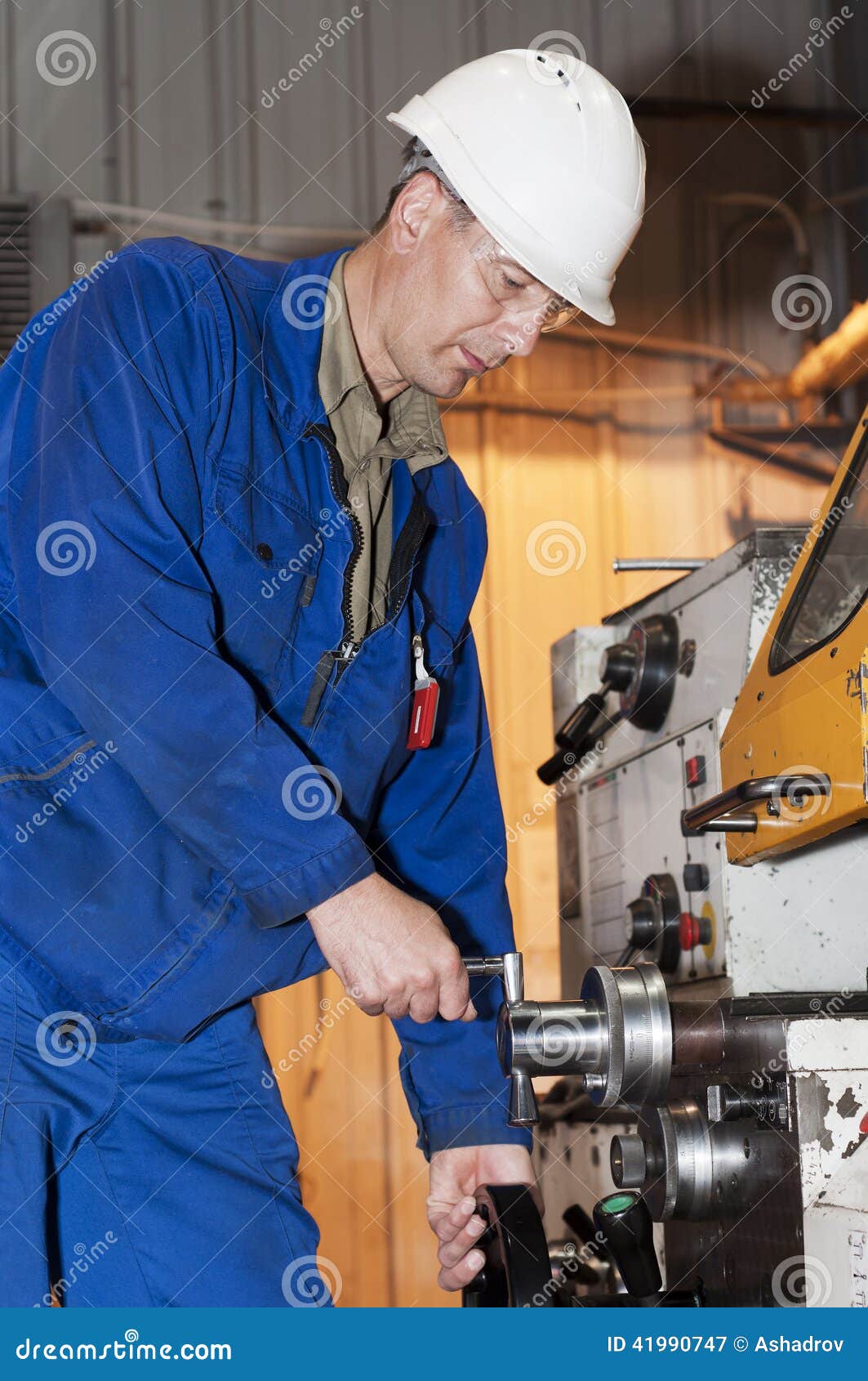Turning Work. Metal Processing Stock Image - Image of metalworking ...