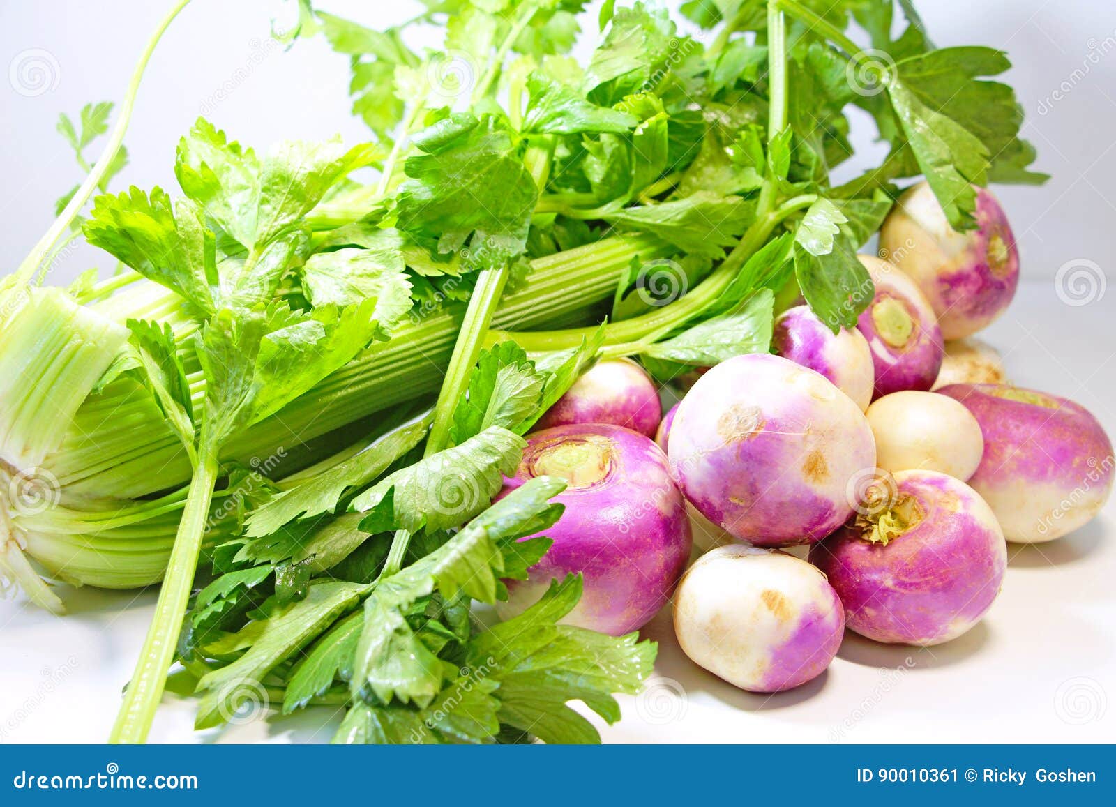 Turnip and celery stock image. Image of table, salad - 90010361