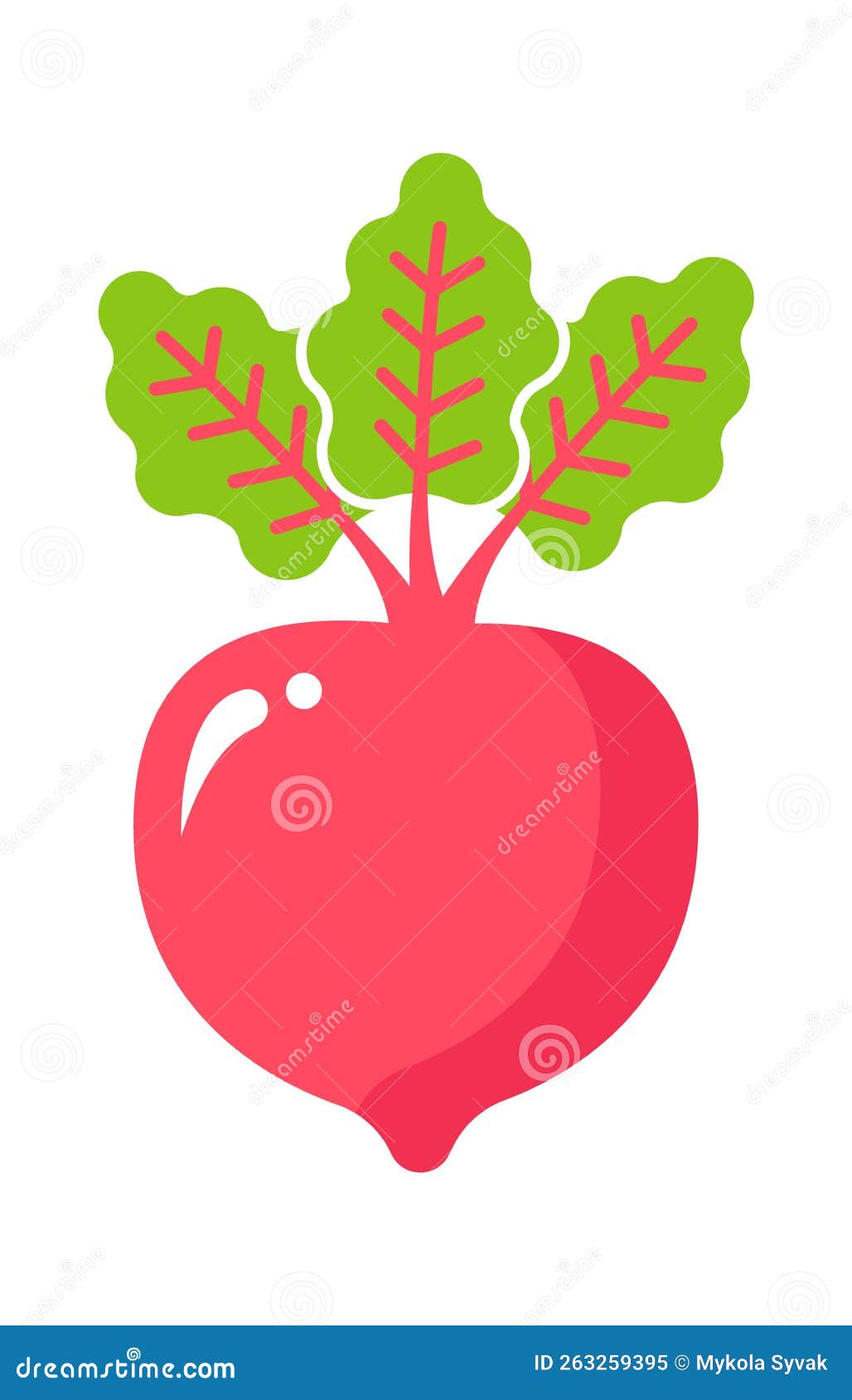 Turnip Vegetable Icon. Healthy Food Stock Vector - Illustration of ...