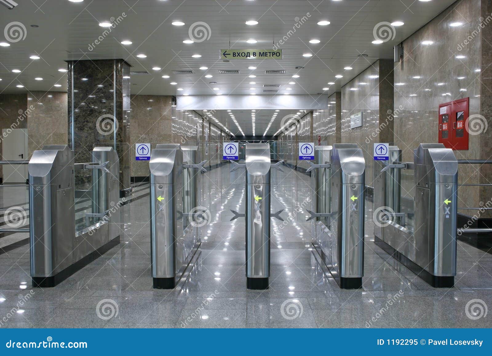 Turnstile stock image. Image of granite, interior, opening - 1192295