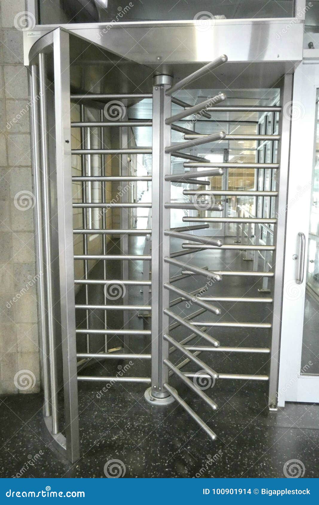 Turnstile stock photo. Image of entrance, turnstyle - 100901914