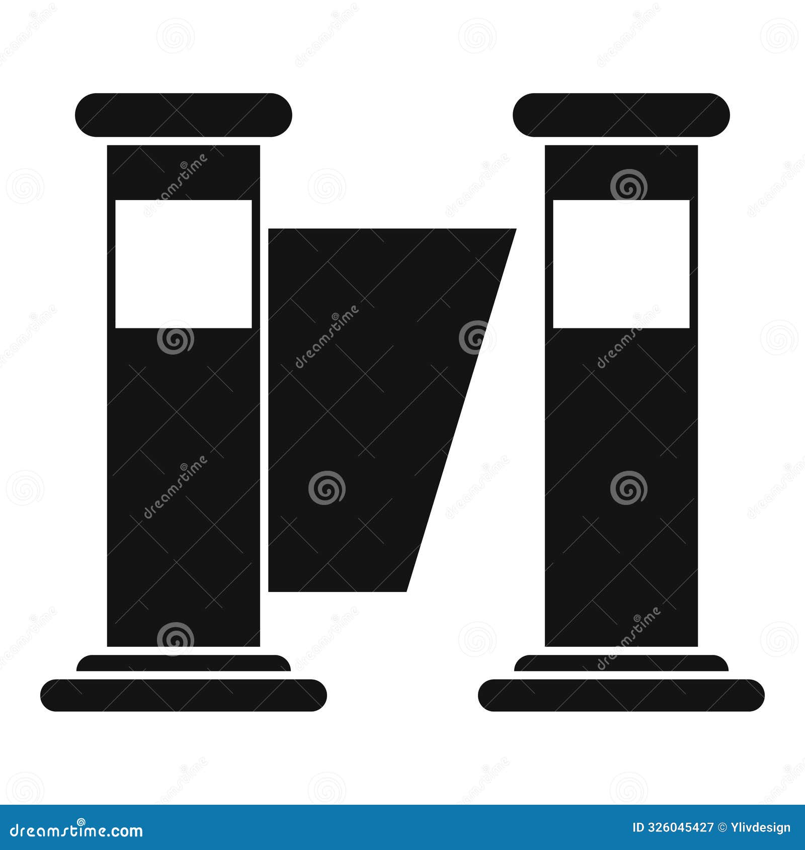 Turnstile Gate Allowing One Person Passing through Access Control ...
