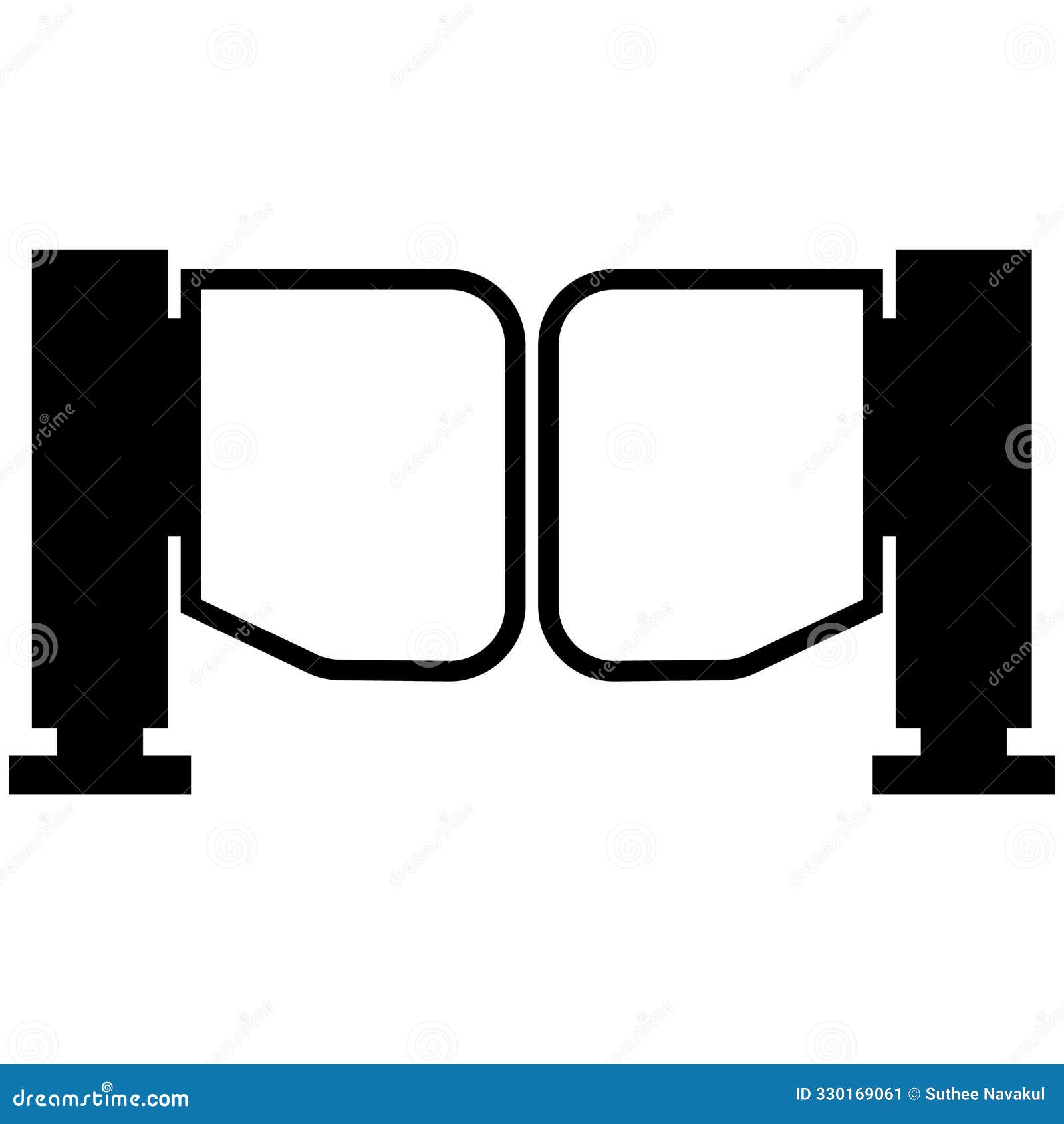 Turnstile Icon. Turnstile for Subway Entrance Sign. Modern Automatic ... Turnstile Icon. Turnstile for Subway Entrance Sign. Modern Automatic ...