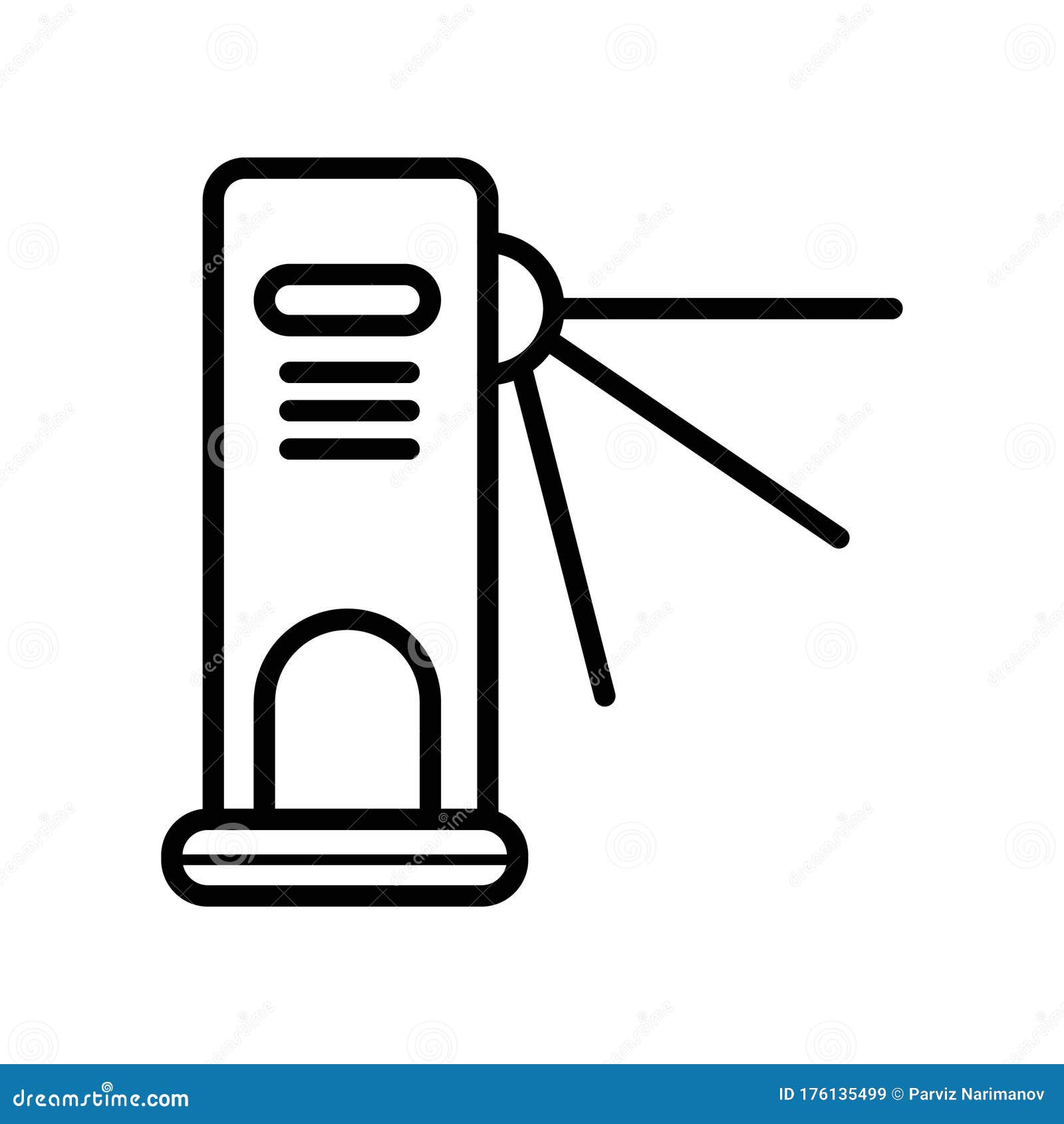 Turnstile Vector Illustration Isolated On Transparent Background ...