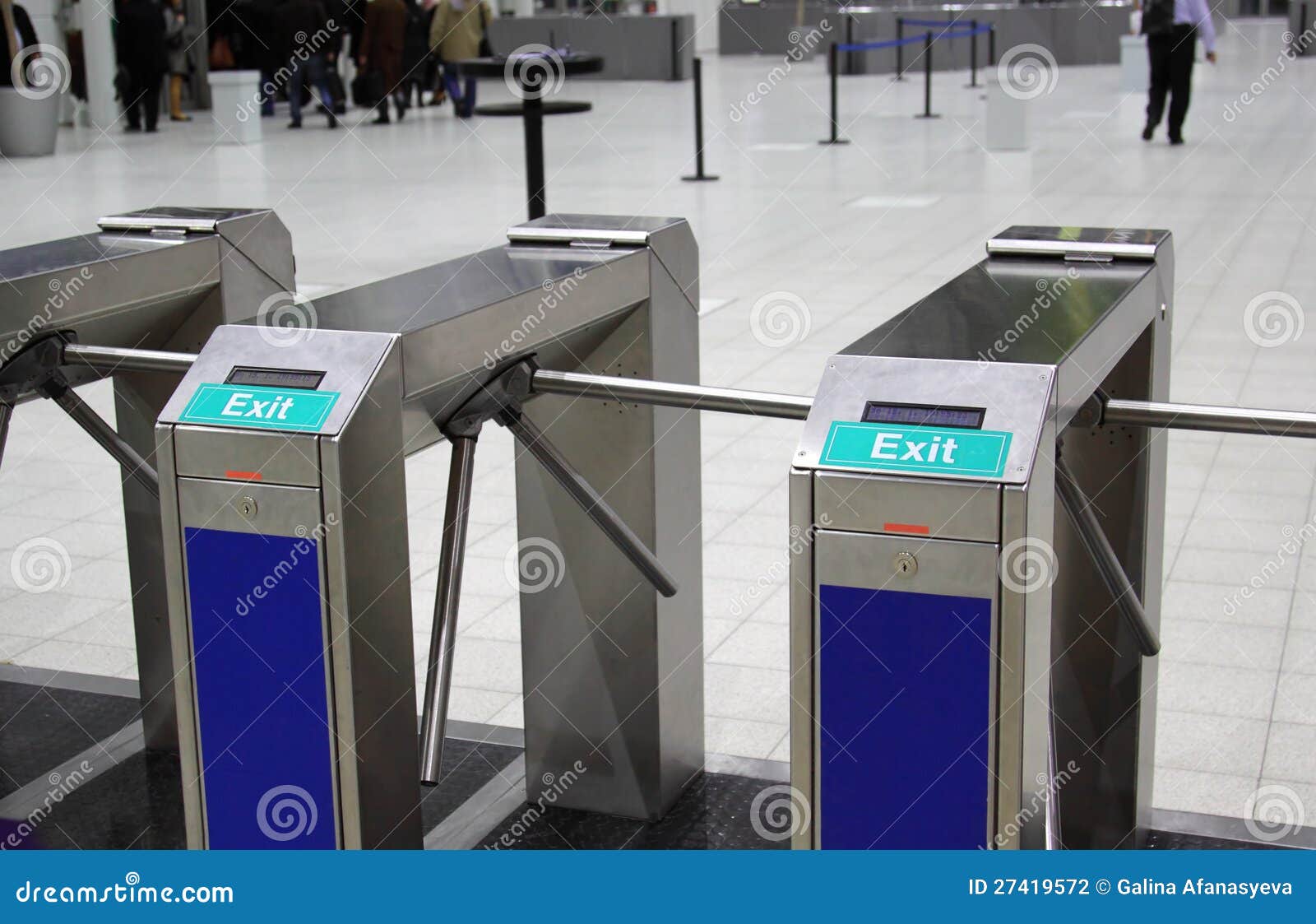Turnstiles stock photo. Image of accessibility, station - 27419572