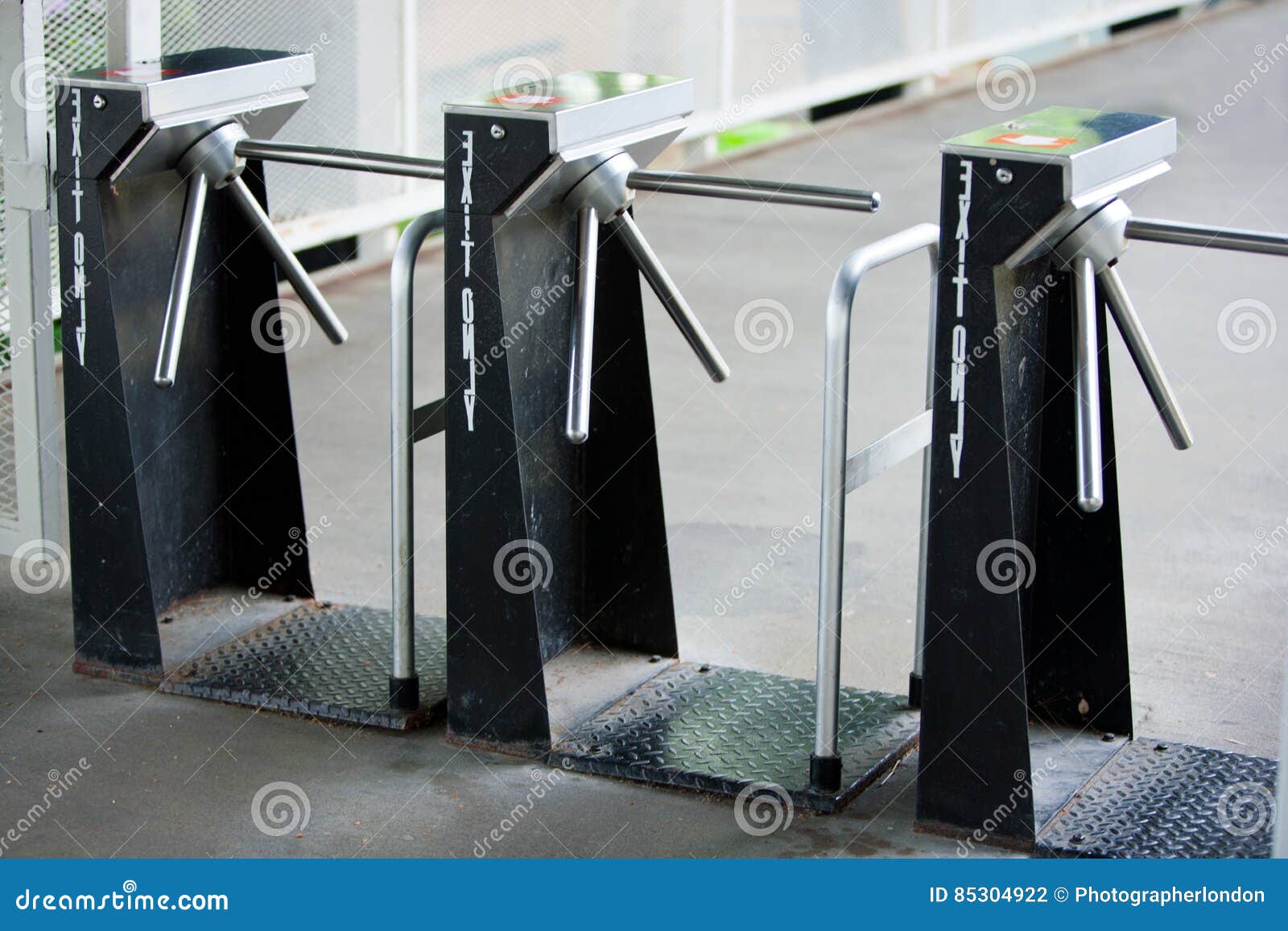 Turnstiles stock photo. Image of transport, security - 85304922