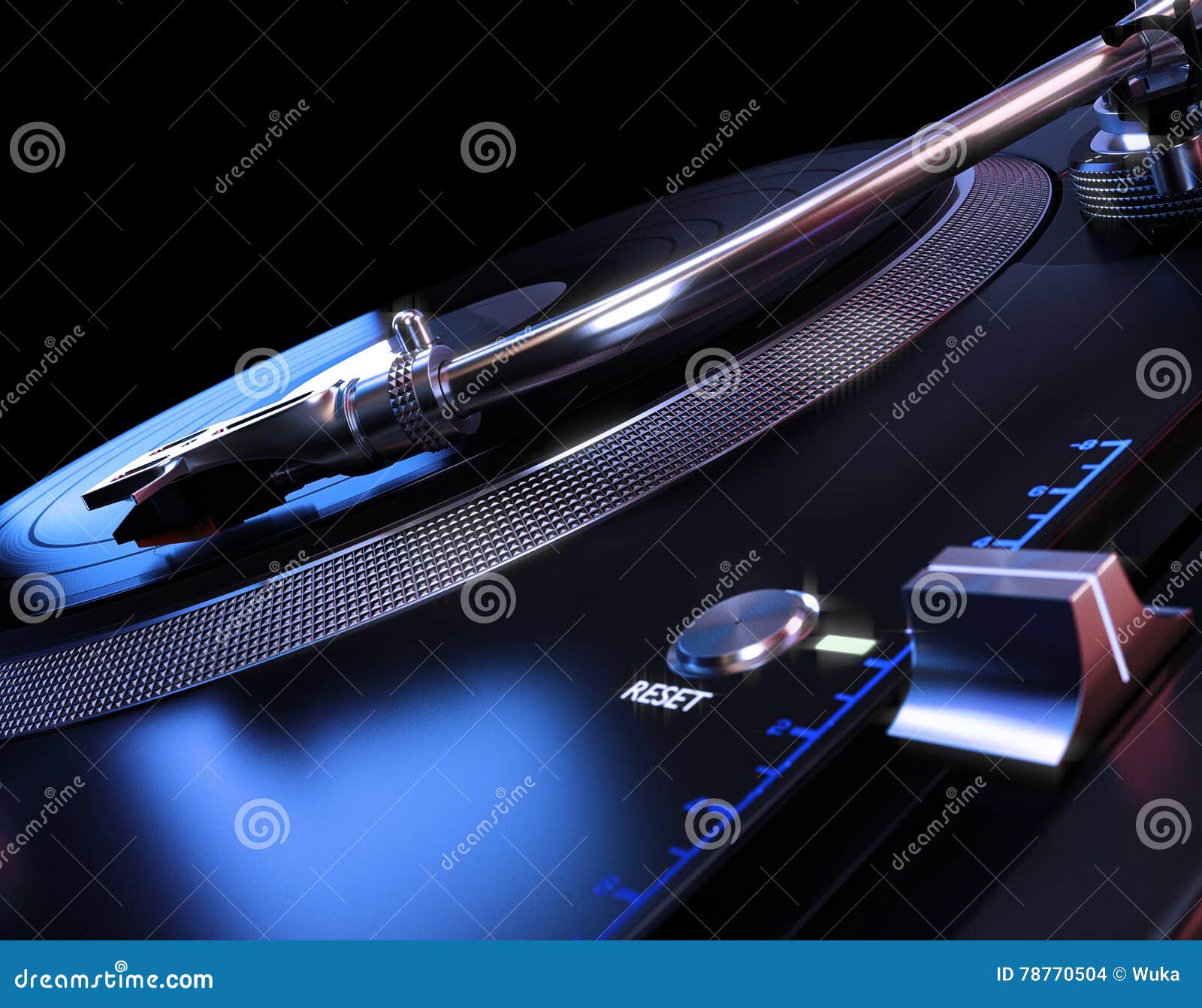 Turntable Abstract Background Stock Illustration - Illustration of ...