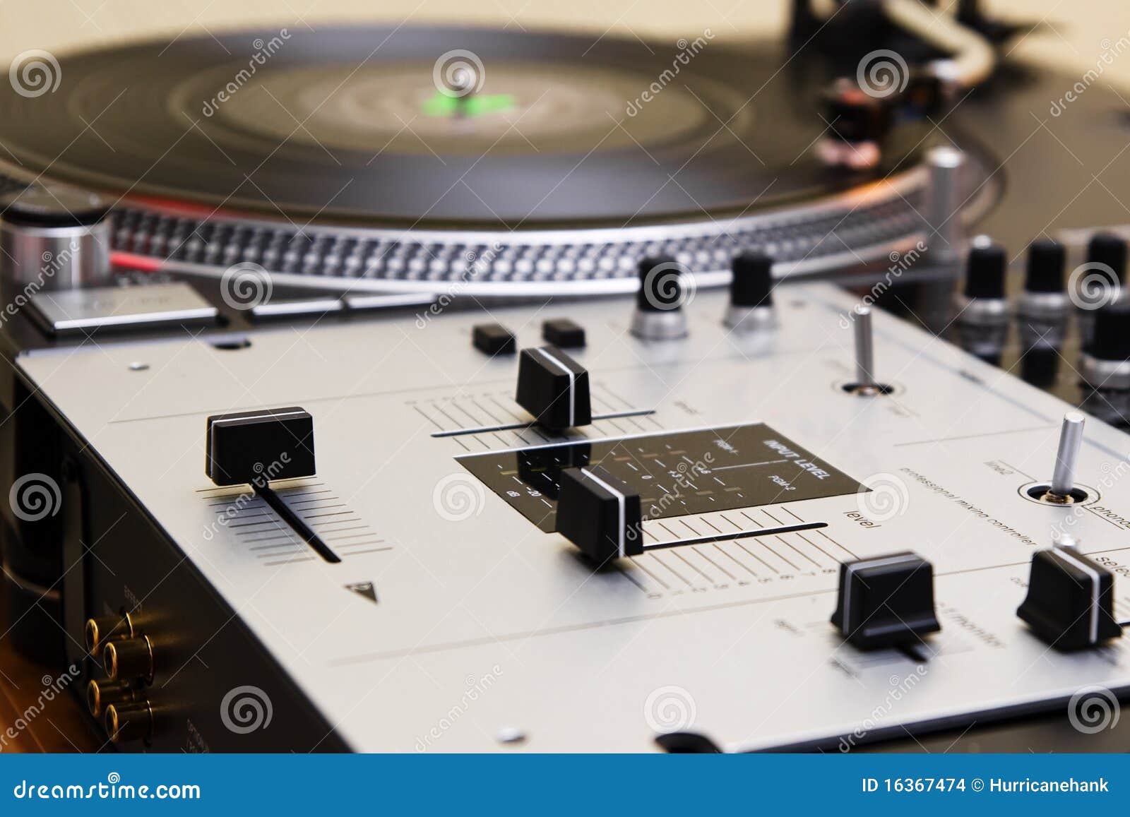 Turntable and Mixing Controller Stock Photo - Image of deejaying ...