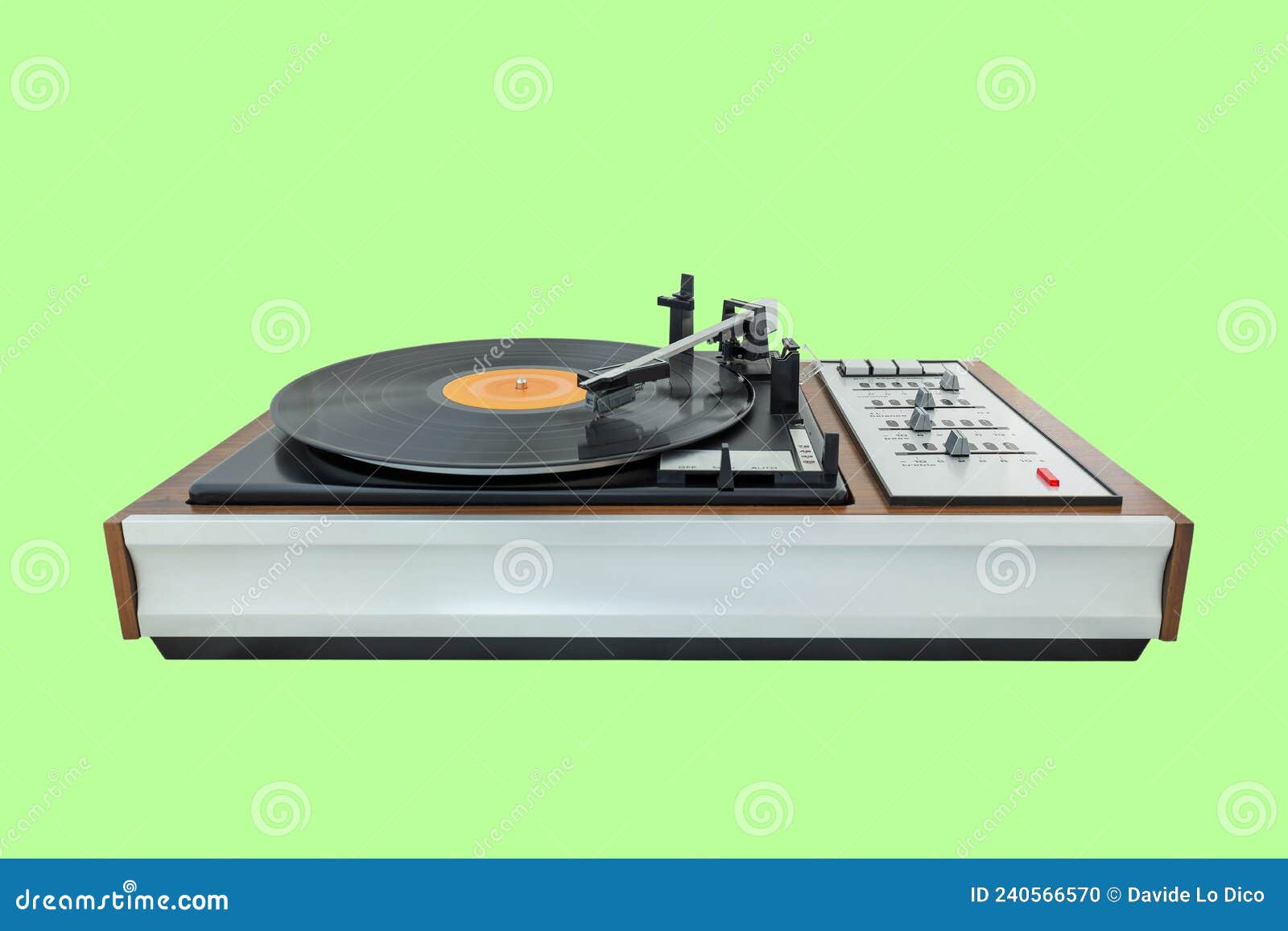 Turntable stock photo. Image of audio, vintage, playing - 240566570
