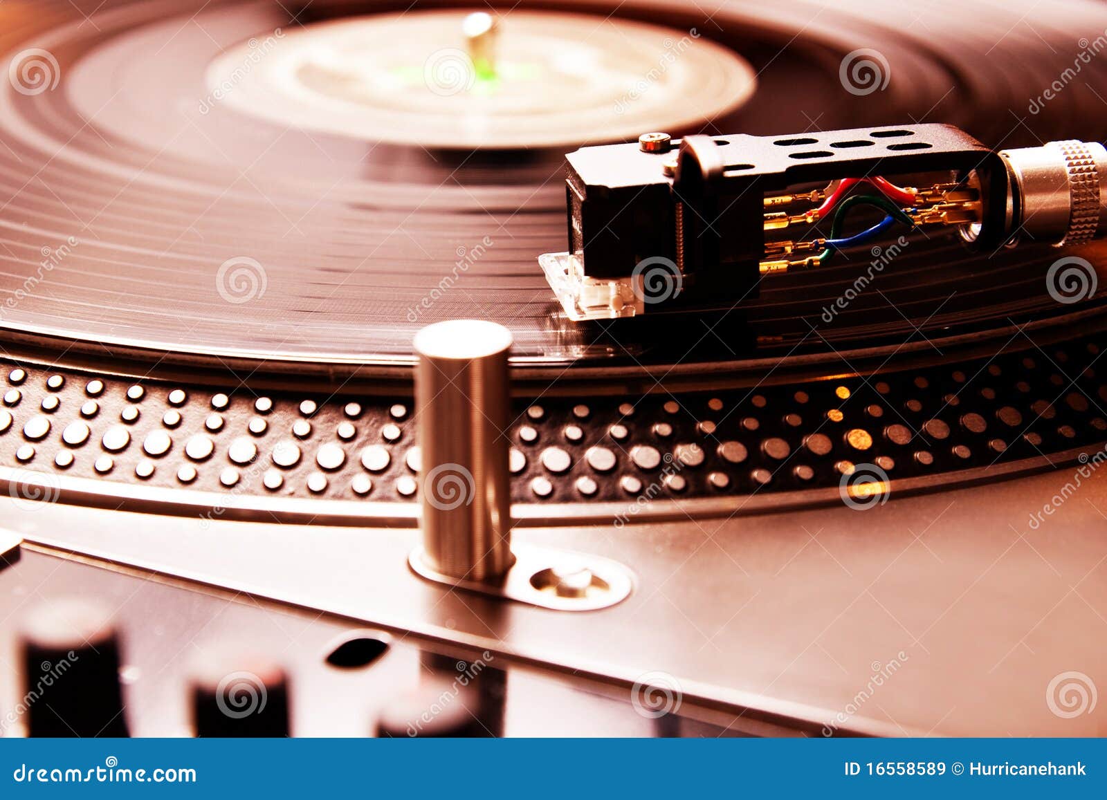 Turntable Playing Vinyl Record with Music Stock Image - Image of 78rpm ...