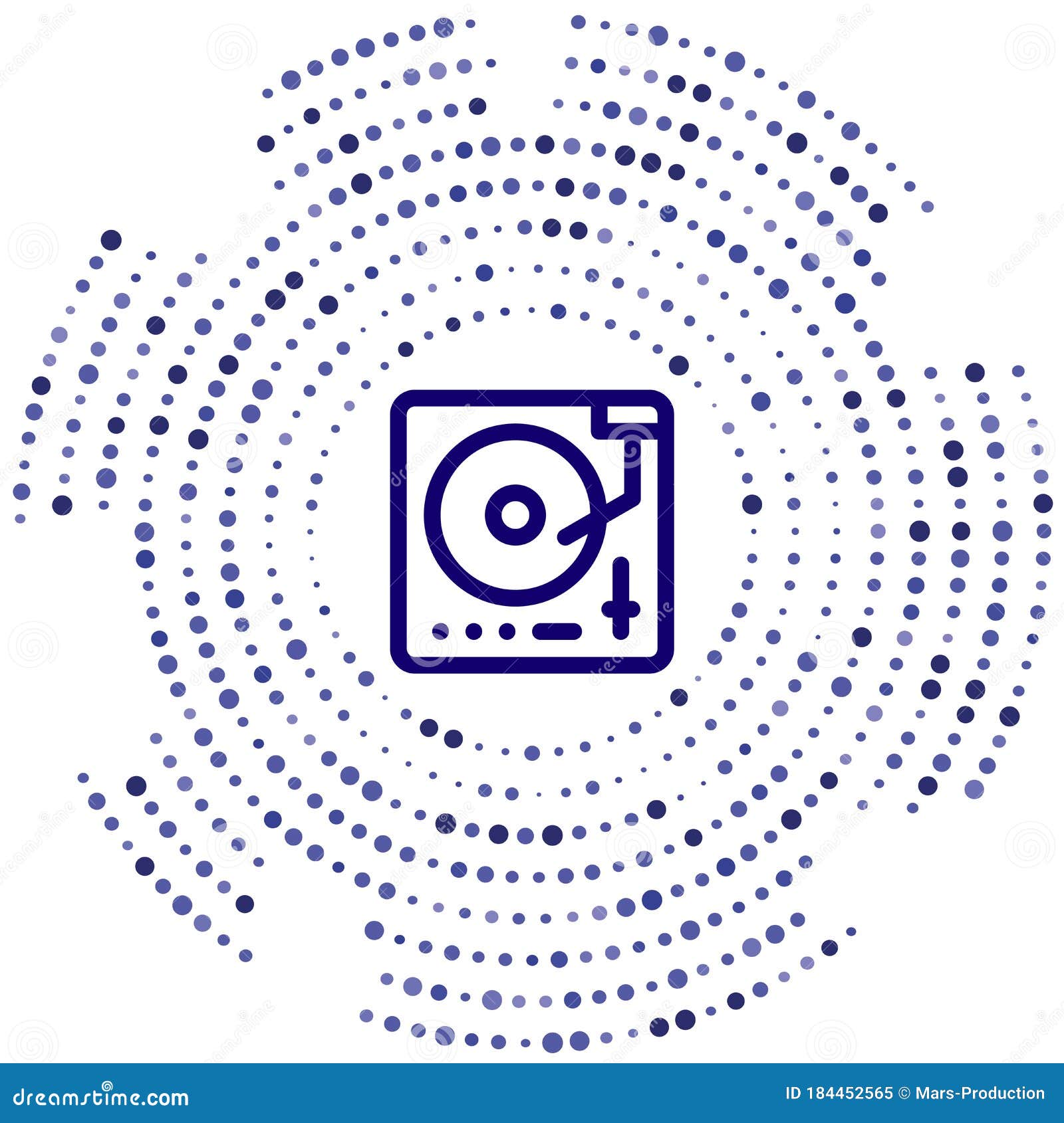 Turntable Vector Icon. Turntable Editable Stroke. Turntable Linear ...