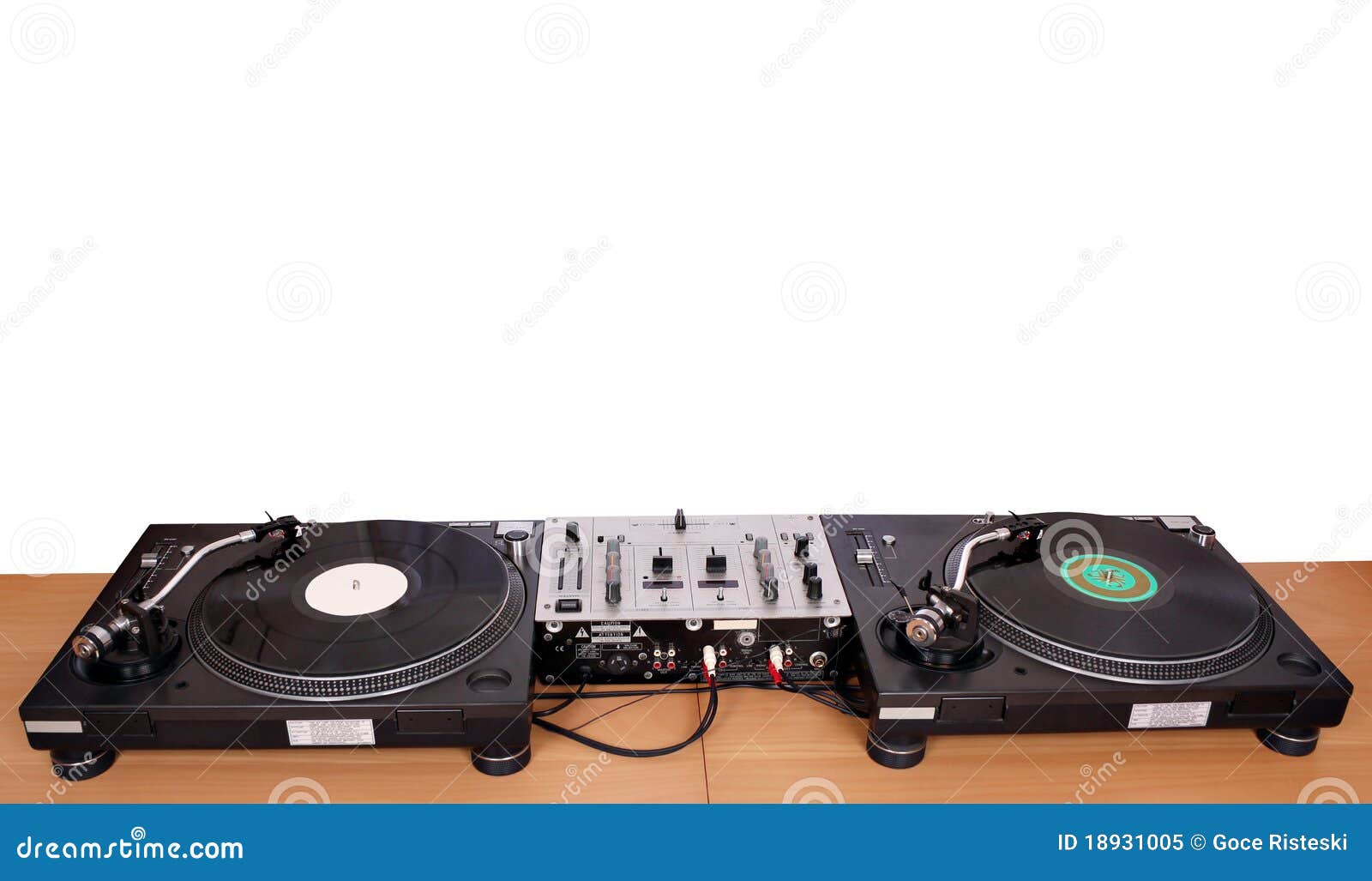 Turntables stock image. Image of player, vinyl, turntable - 18931005