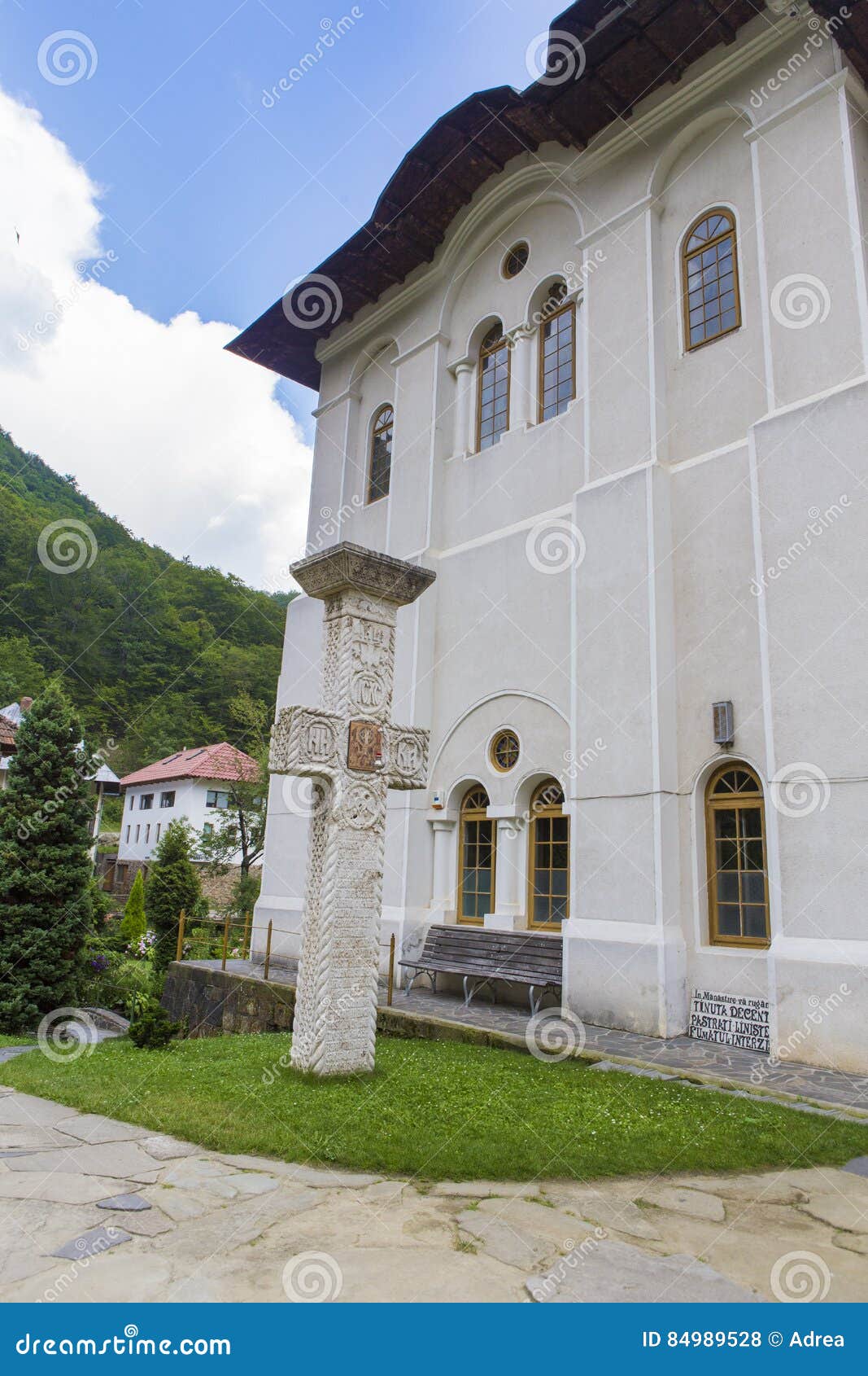 Turnu-Kloster stockfoto. Bild von heilig, stadt, dekoration - 84989528