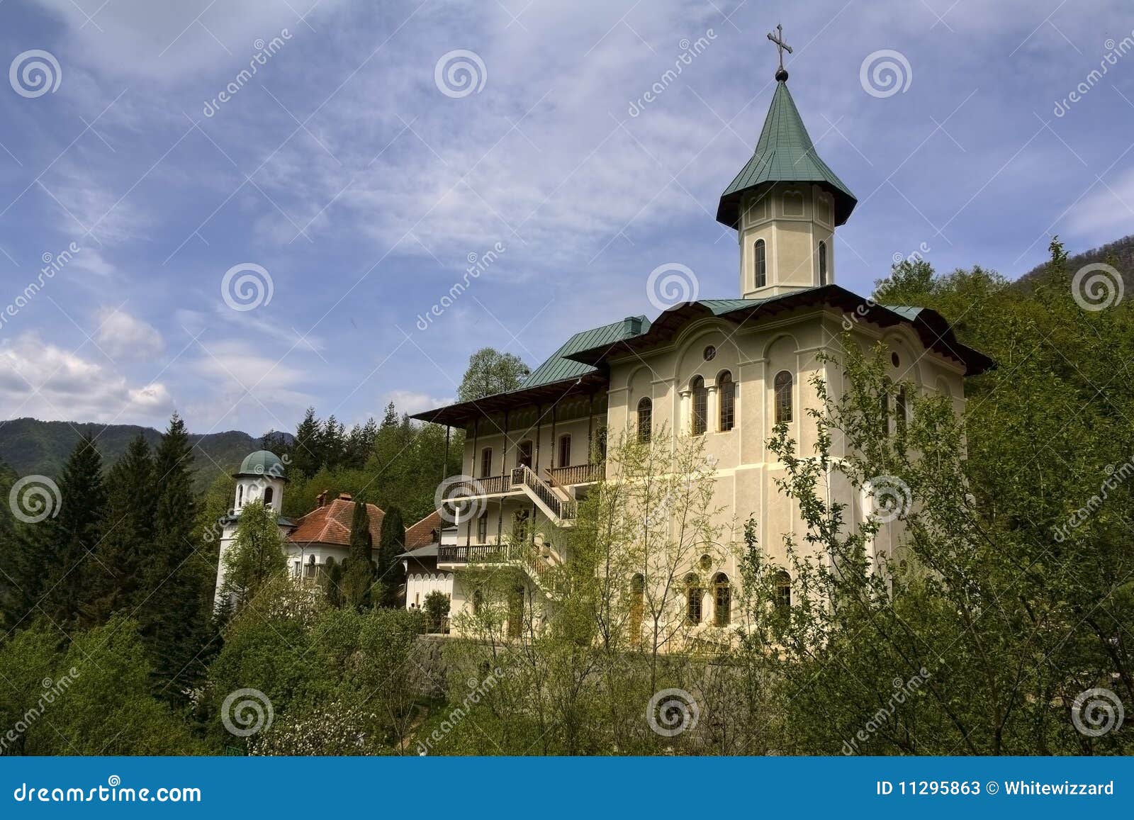Turnu Monastery stock image. Image of religion, peace - 11295863