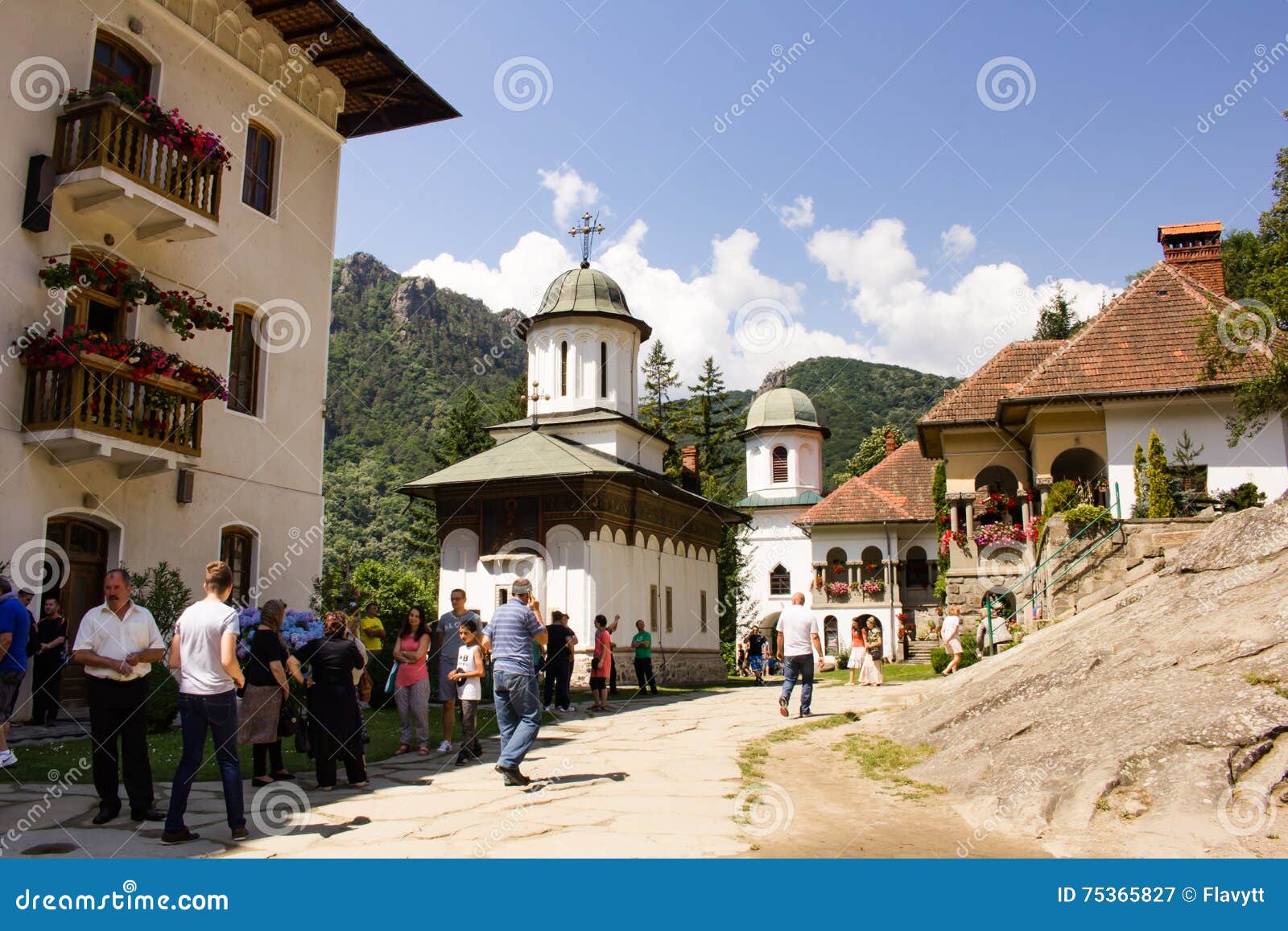 Turnu Monastery editorial photography. Image of travel - 75365827