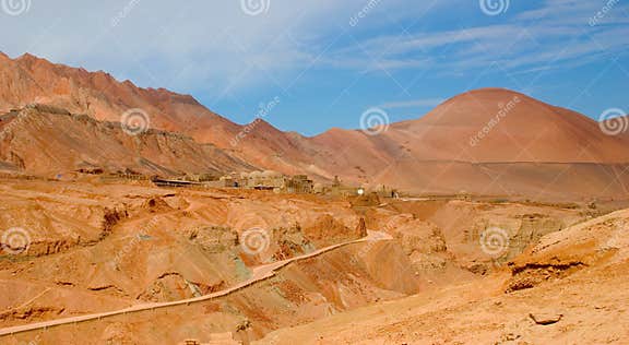 Turpan stock photo. Image of asia, blue, torrid, cloud - 7003534