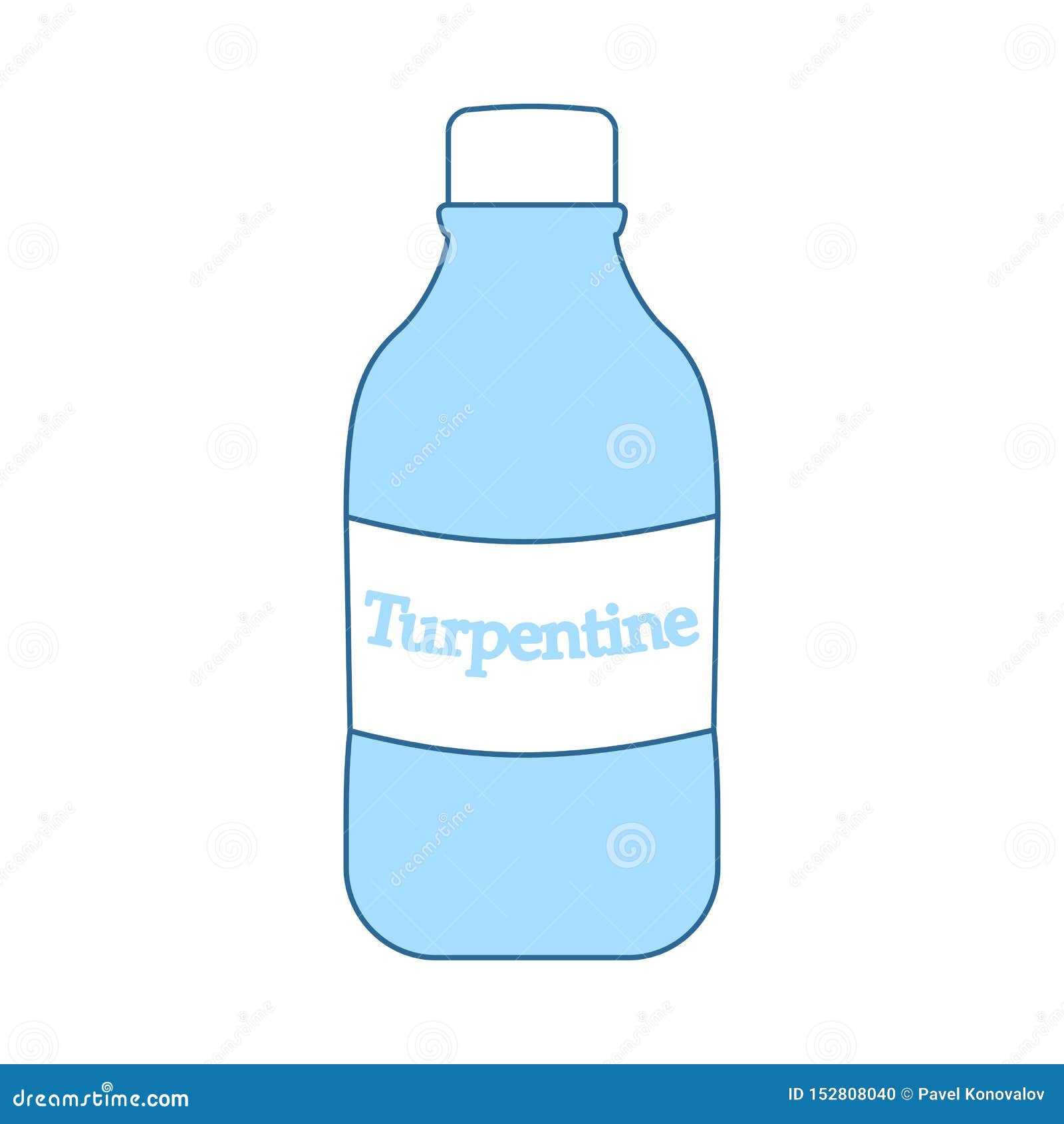 Turpentine Icon stock vector. Illustration of line, icon - 152808040