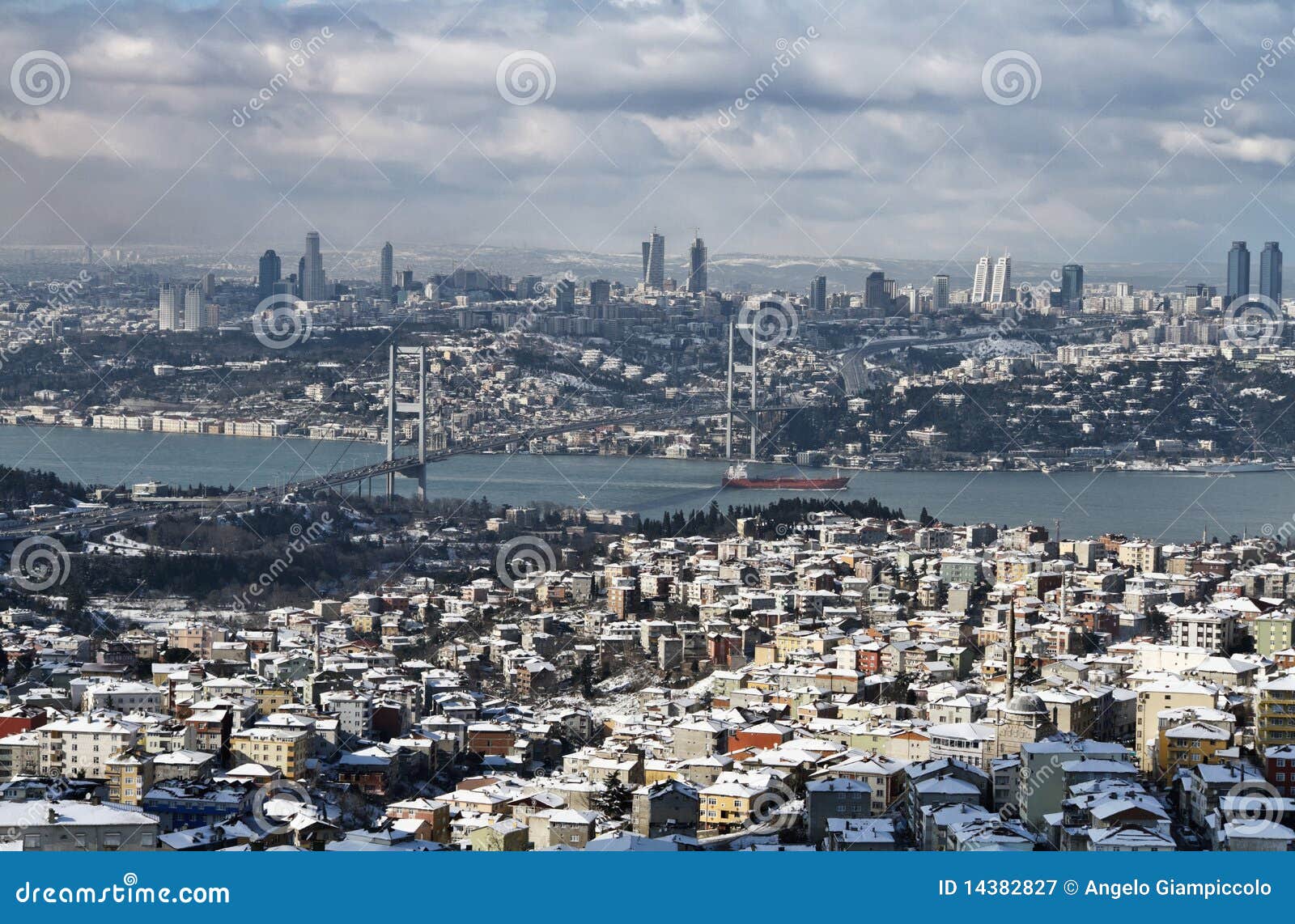 Turquia, Istambul, Vista Da Cidade Imagem de Stock - Imagem de panorama ...