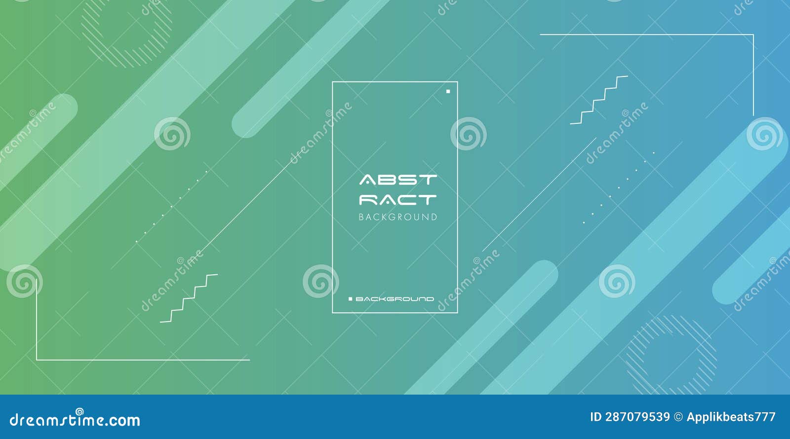 Turquoise Abstract Geometric Modern Background. Vector Design Stock ...