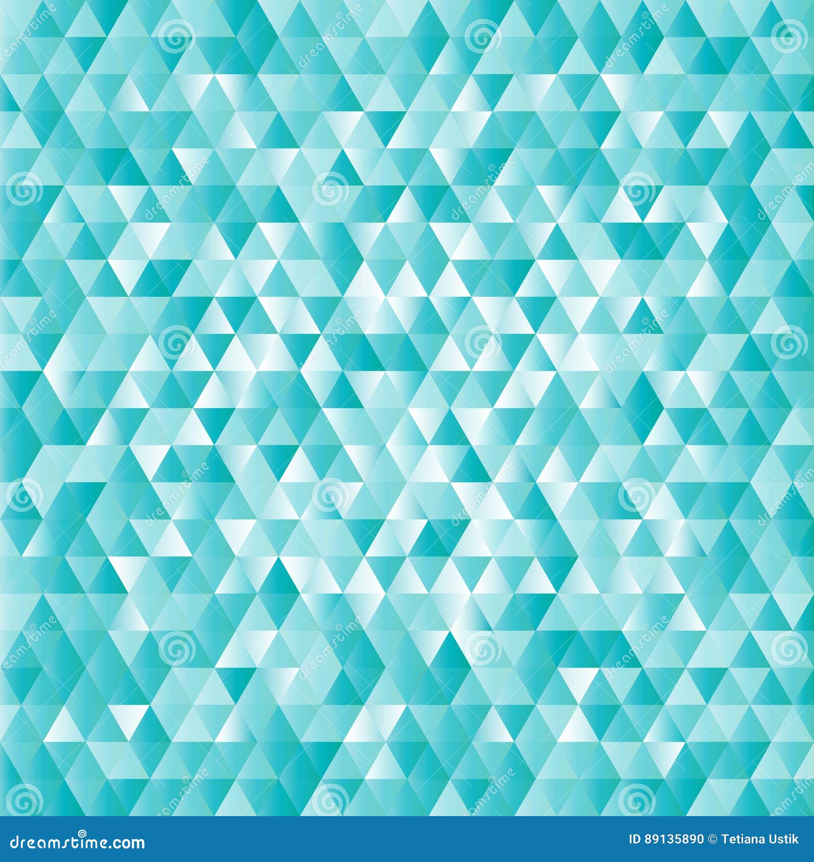 Turquoise Abstract Triangles Background Stock Vector - Illustration of ...