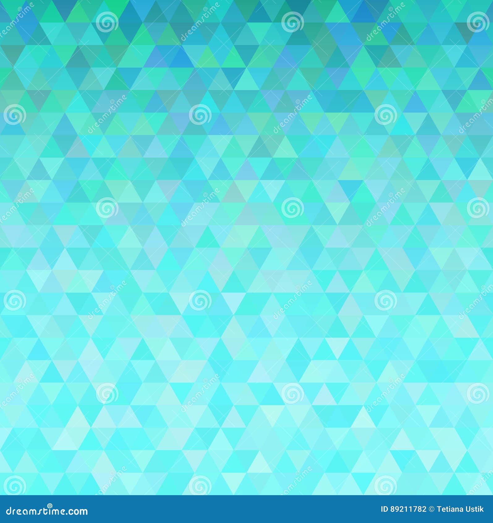 Turquoise Abstract Triangles Background Stock Vector - Illustration of ...