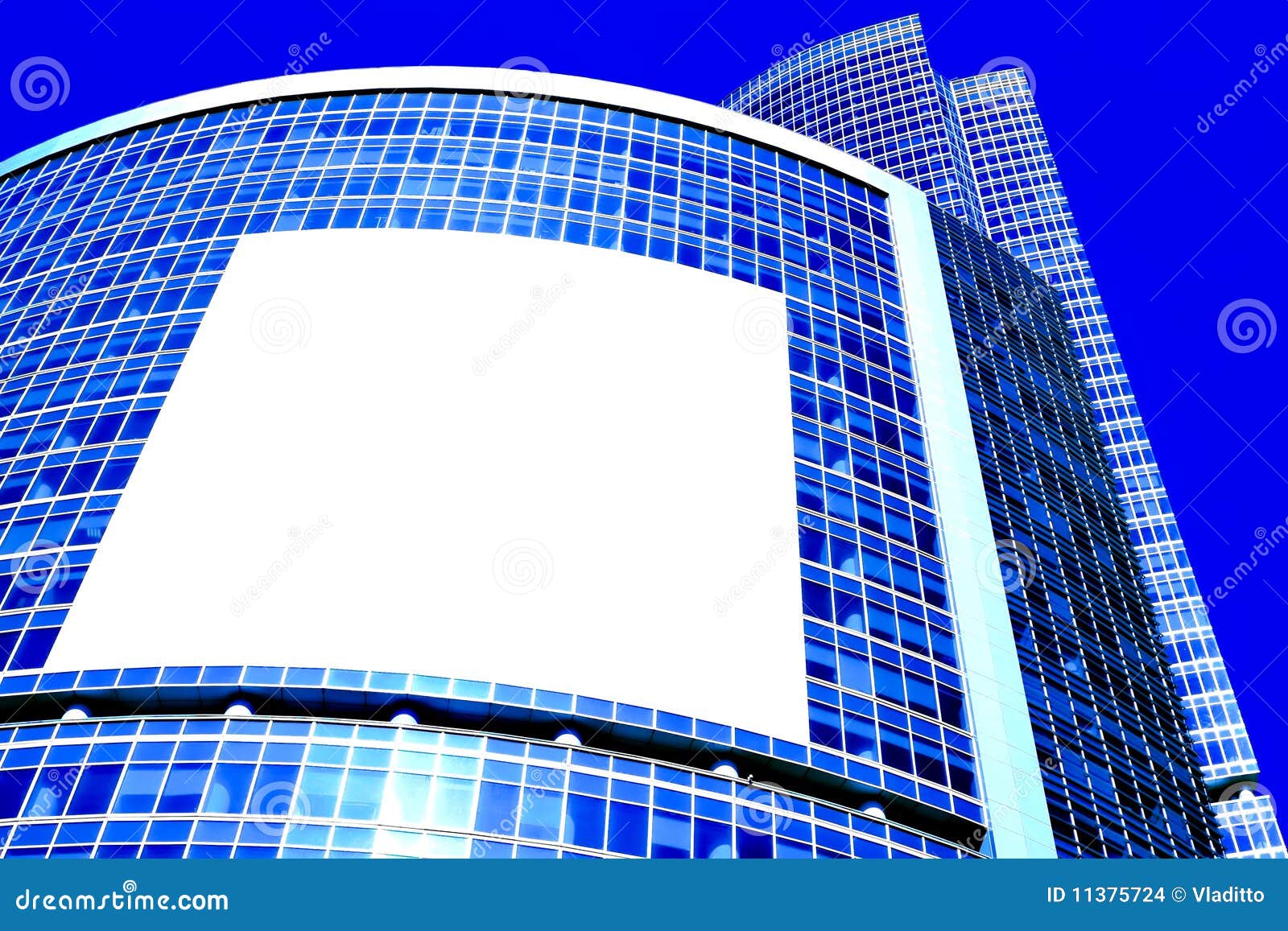 Turquoise Abstract Wall of Modern Business Office Stock Photo - Image ...