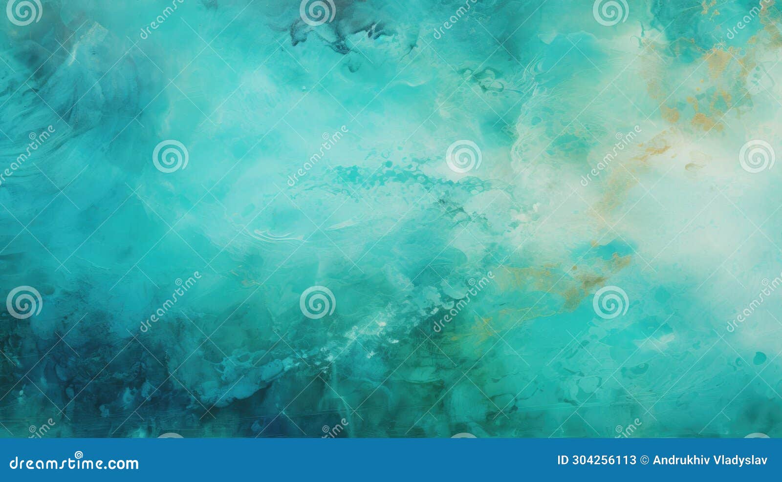 Turquoise Background, Abstract Illustration Stock Illustration ...