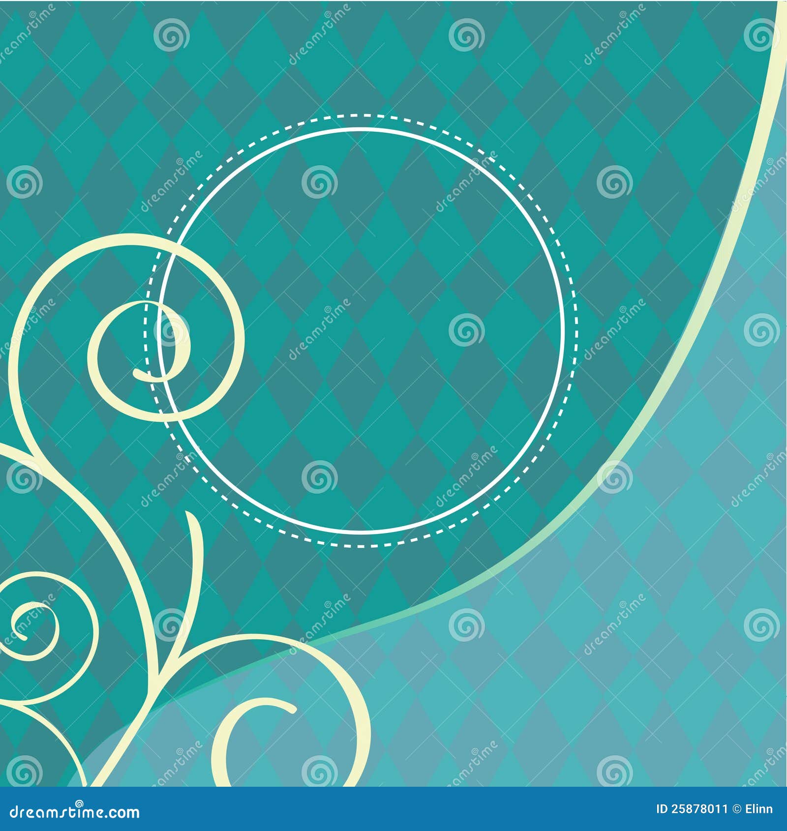 Turquoise Background Illustration Stock Vector - Illustration of ...