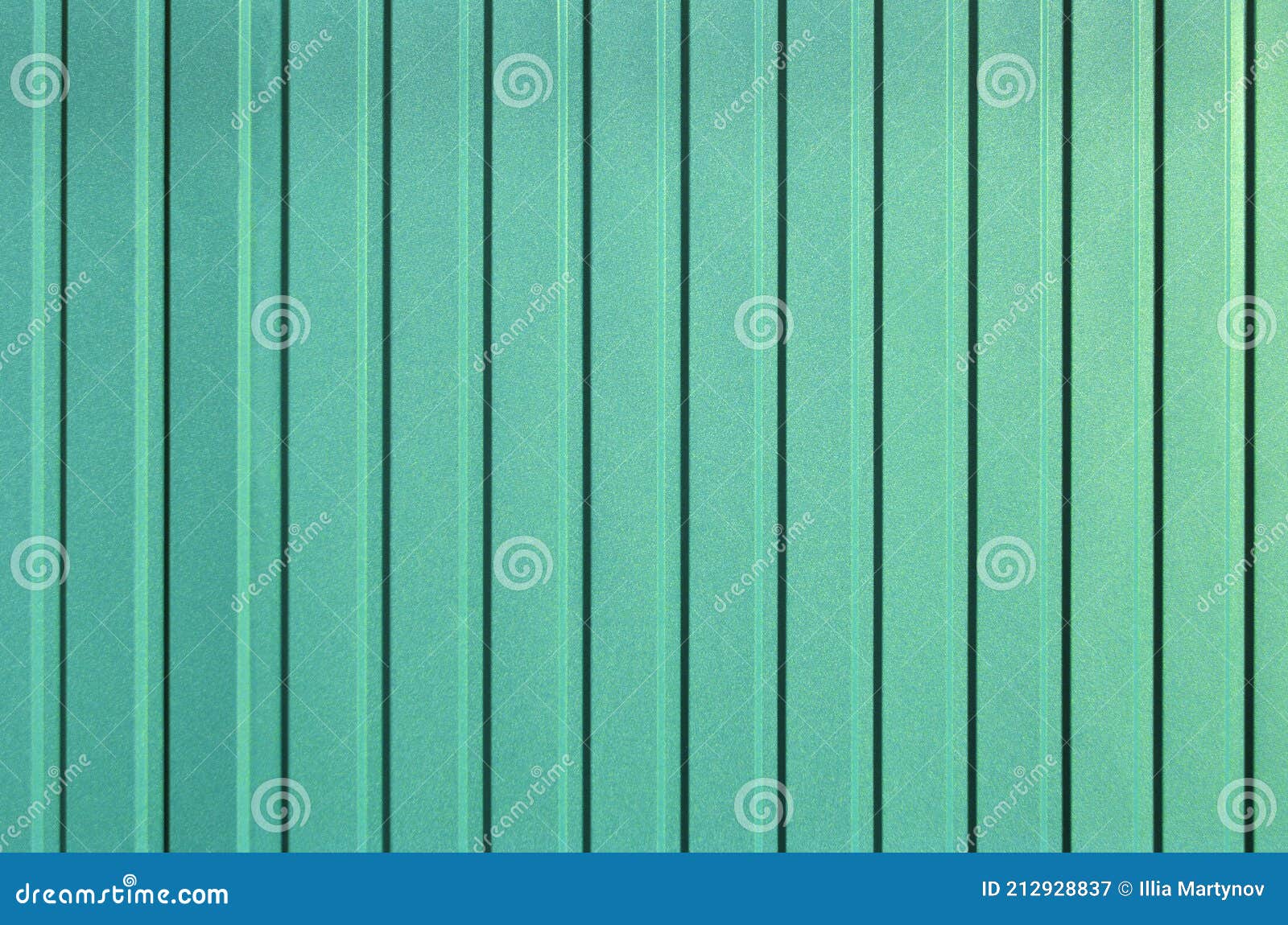 Turquoise Background of Metal Wall Siding, Cladding Stock Image - Image ...