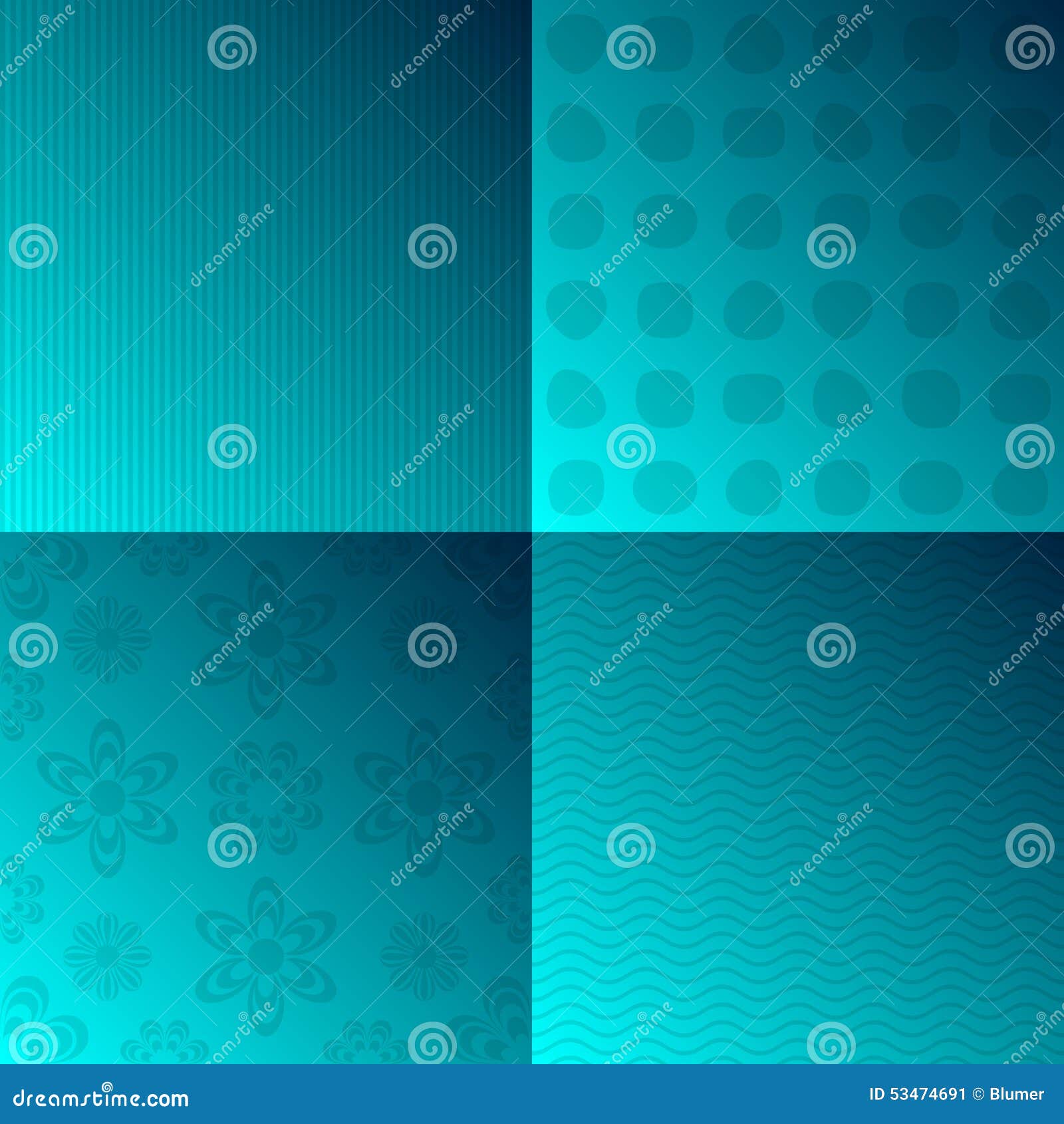 Turquoise backgrounds stock vector. Illustration of decorative - 53474691