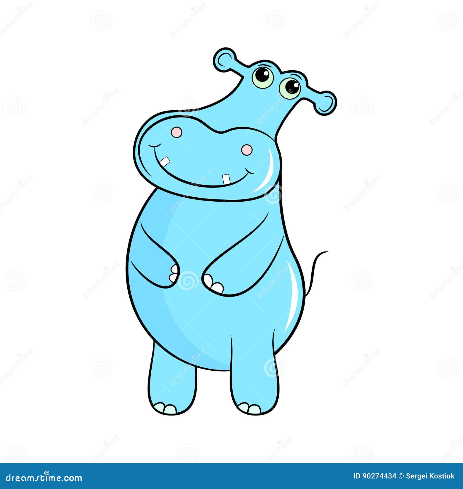 Behemoth Character Cartoon Vector Stock Vector - Illustration of ...