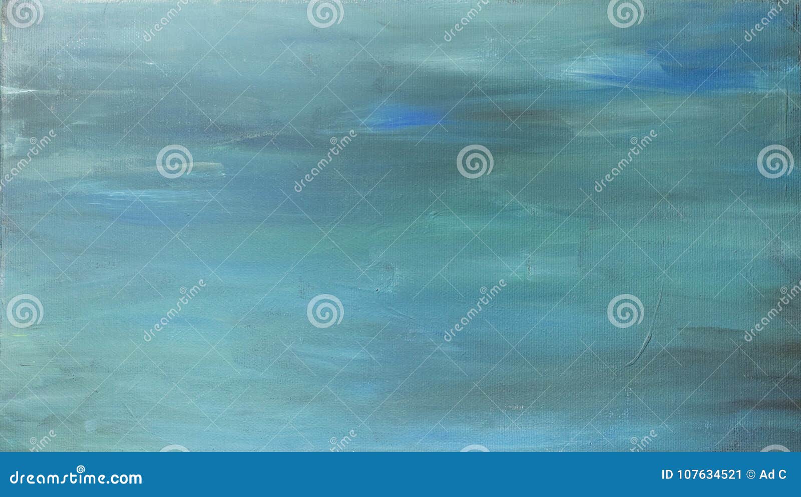Turquoise Blue Abstract Acrylic Hand Painted Background Stock Image ...