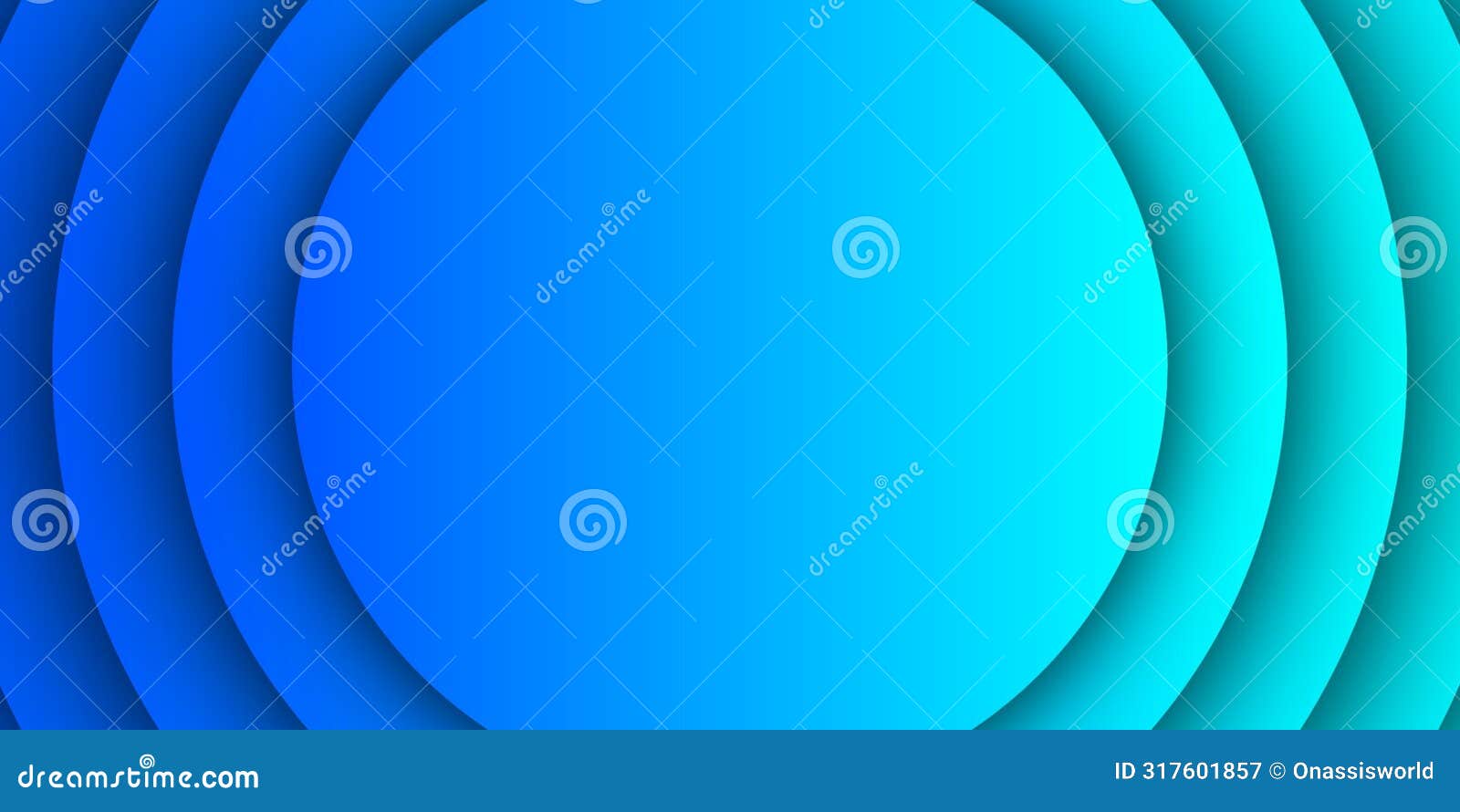 Turquoise Blue Abstract Background Burs Shapes Template Stock Image ...