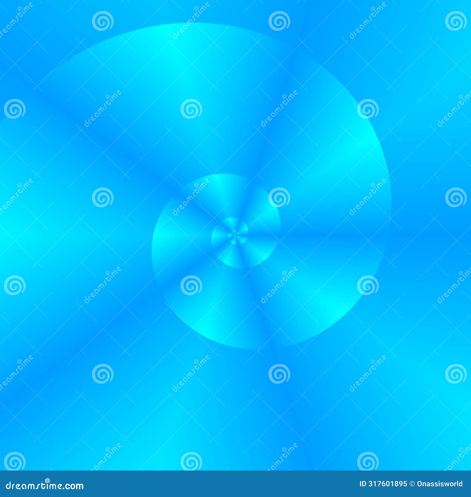 Turquoise Blue Abstract Background Burs Shapes Template Stock Image ...