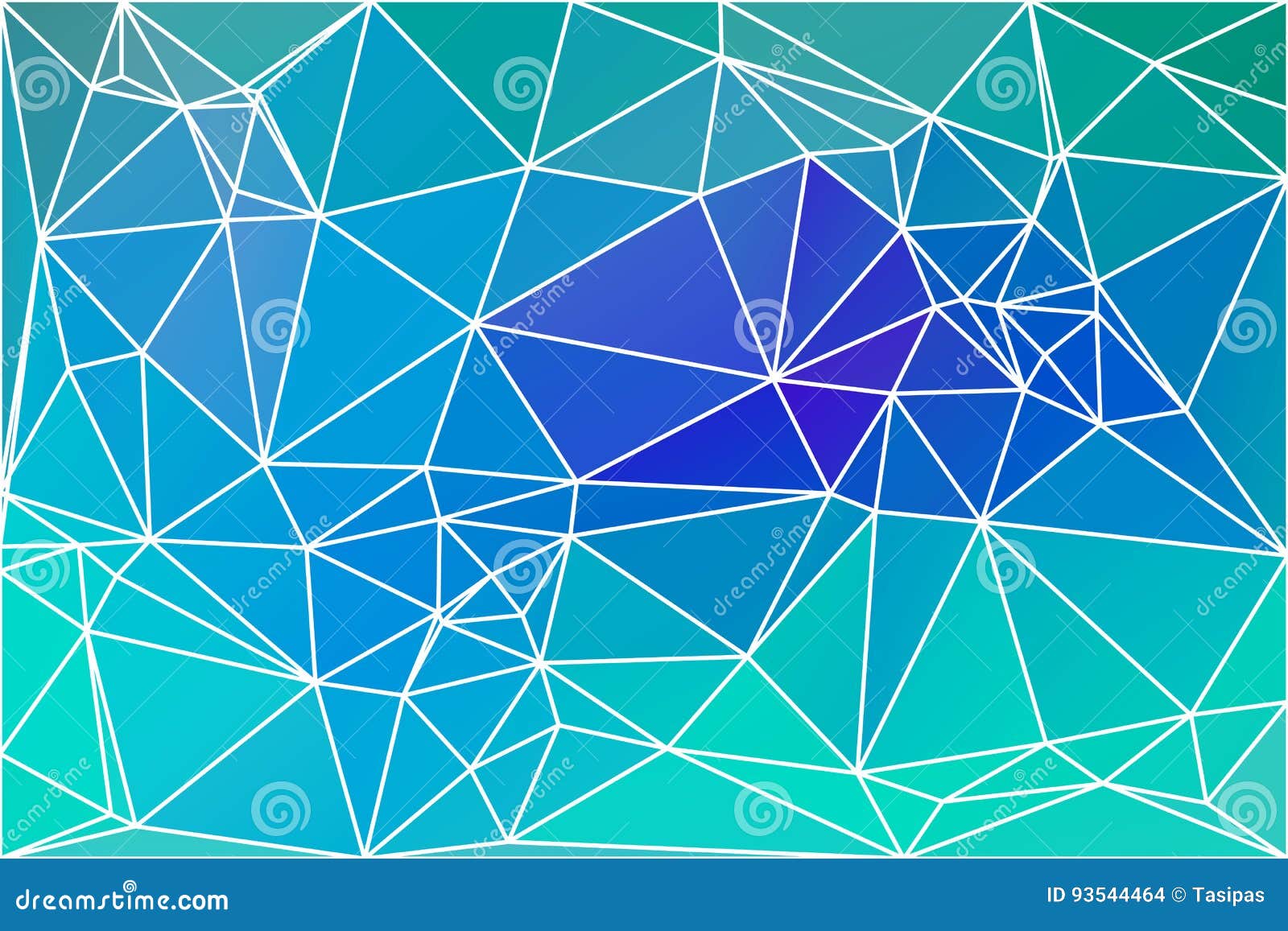 Turquoise Blue Purple Geometric Background with Mesh. Stock Vector ...