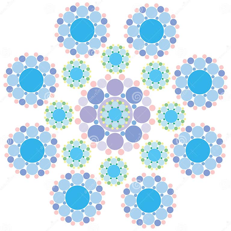 Turquoise blue snowflake stock vector. Illustration of colourful - 3089761