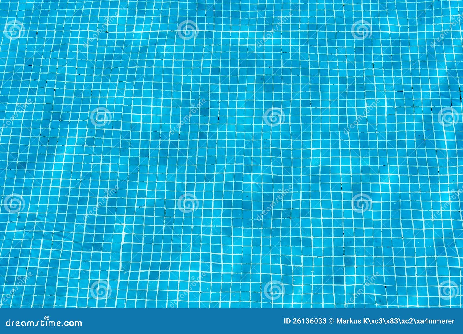Turquoise Blue Swimming Pool Mosaic Stock Image - Image of mosaic ...