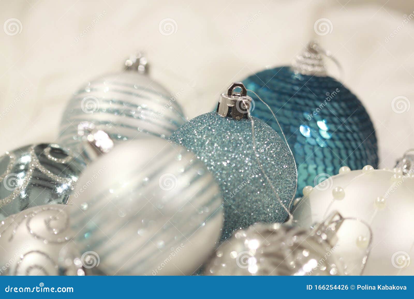 Turquoise Christmas Decorations Stock Photo - Image of decorations ...