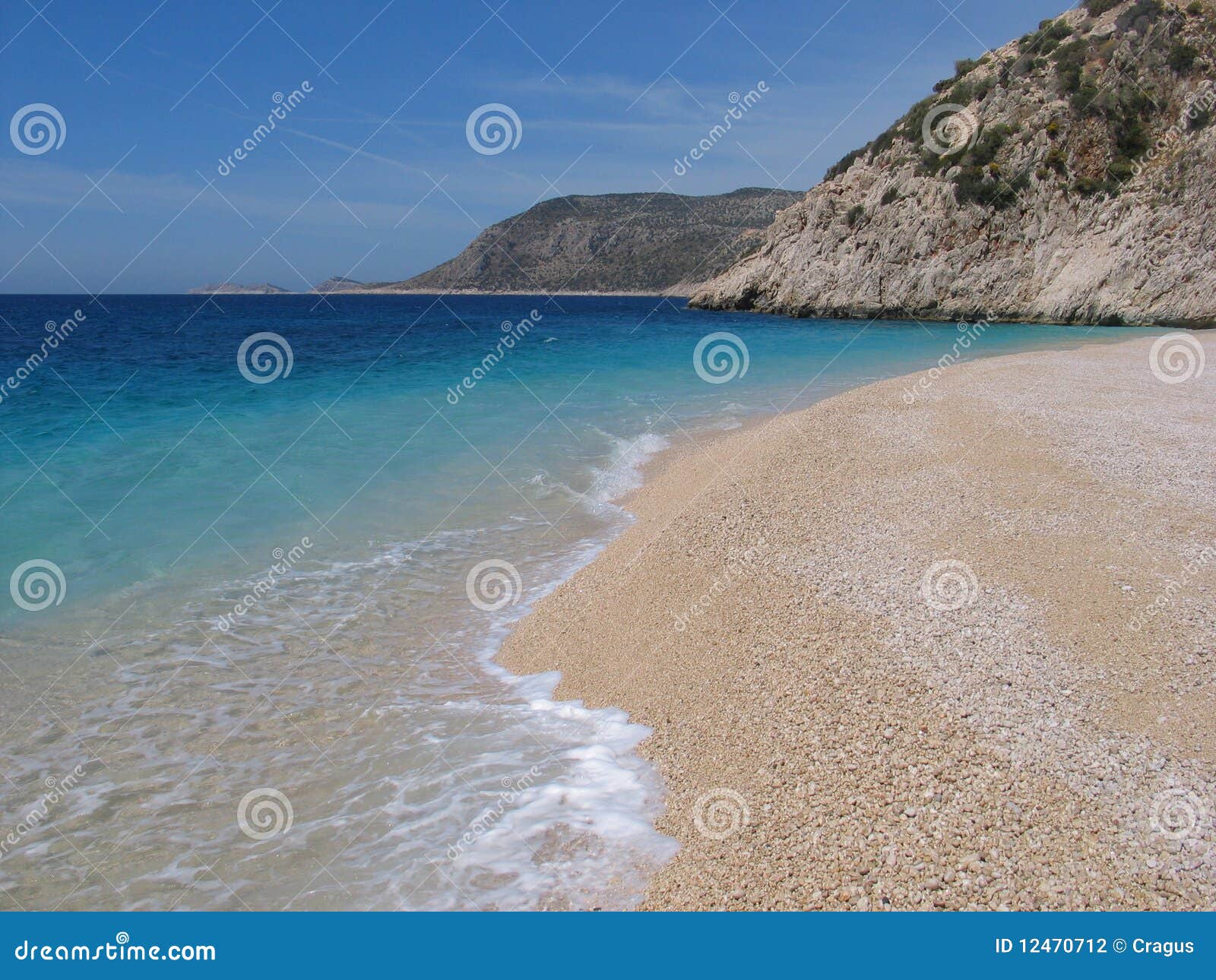 Turquoise coast beach stock photo. Image of turquoise - 12470712